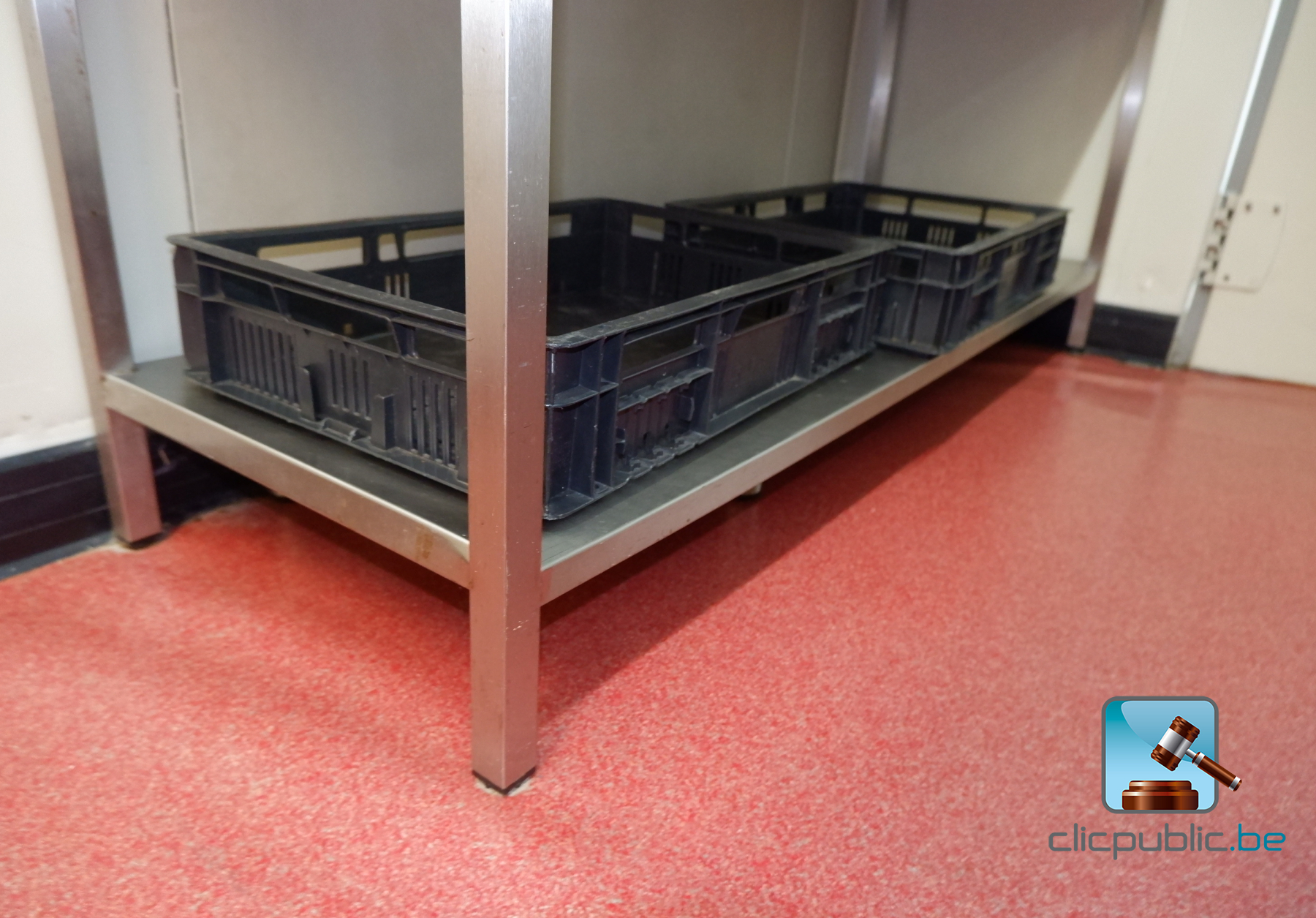 Etagère horeca en inox - Clicpublic.be, les ventes publiques en 1 clic.