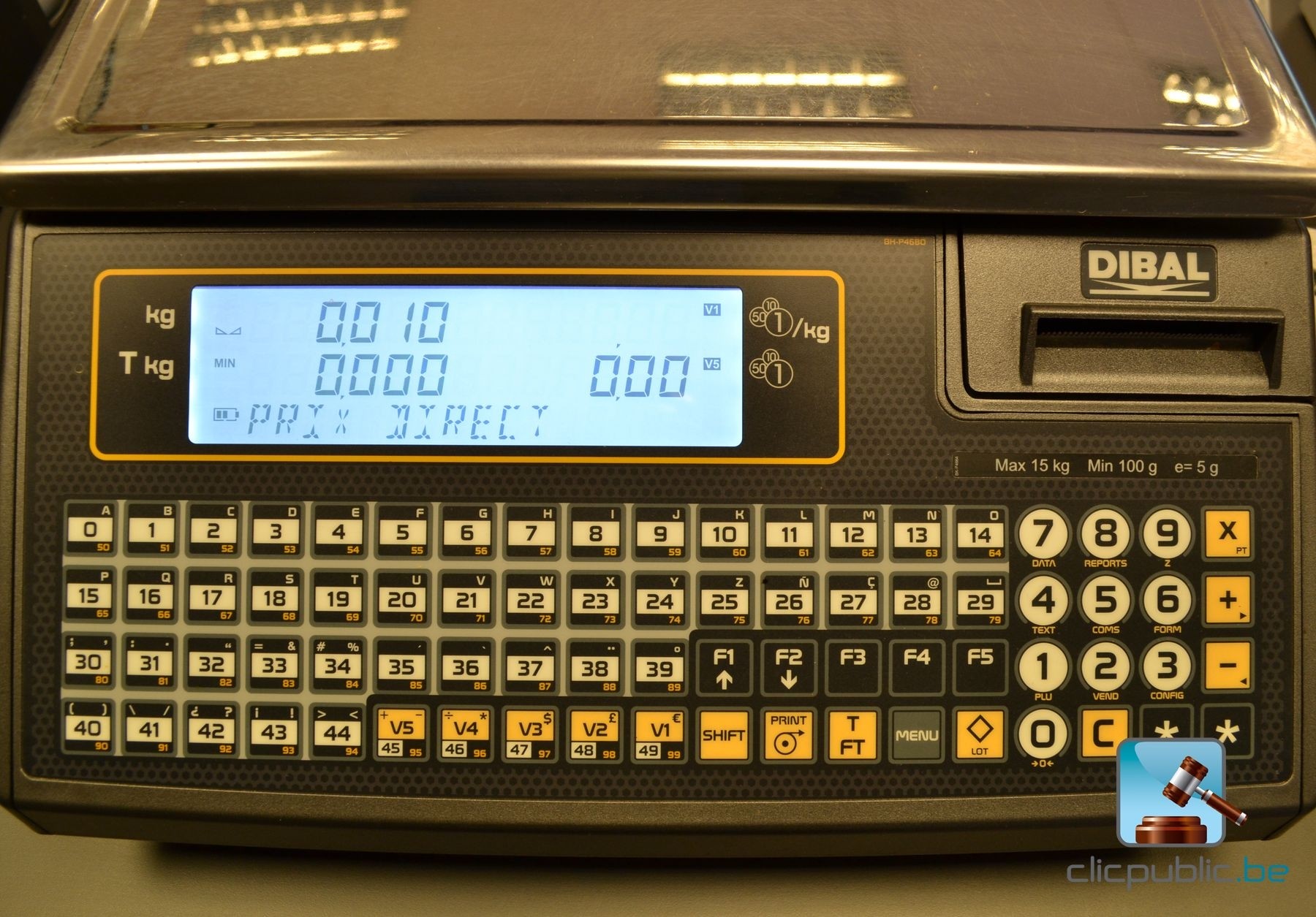Balance électronique profesionnelle de caisse DIBAL 500 & Terminal de ...