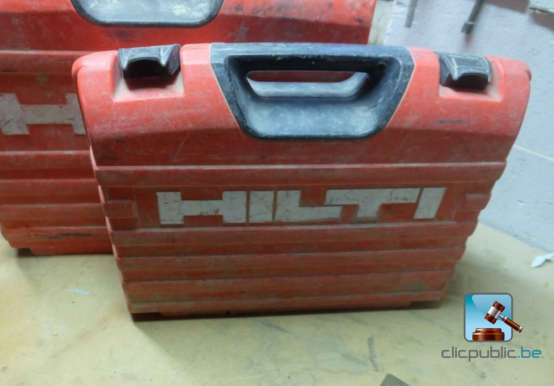 Lot de boites Hilti - Clicpublic.be, les ventes publiques en 1 clic.