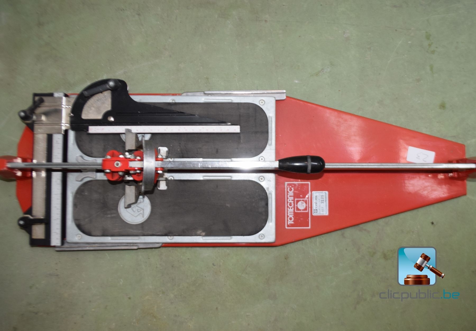 Tile cutter TOMECANIC Supercoup 75 (ref. 23) - Clicpublic.be, online ...