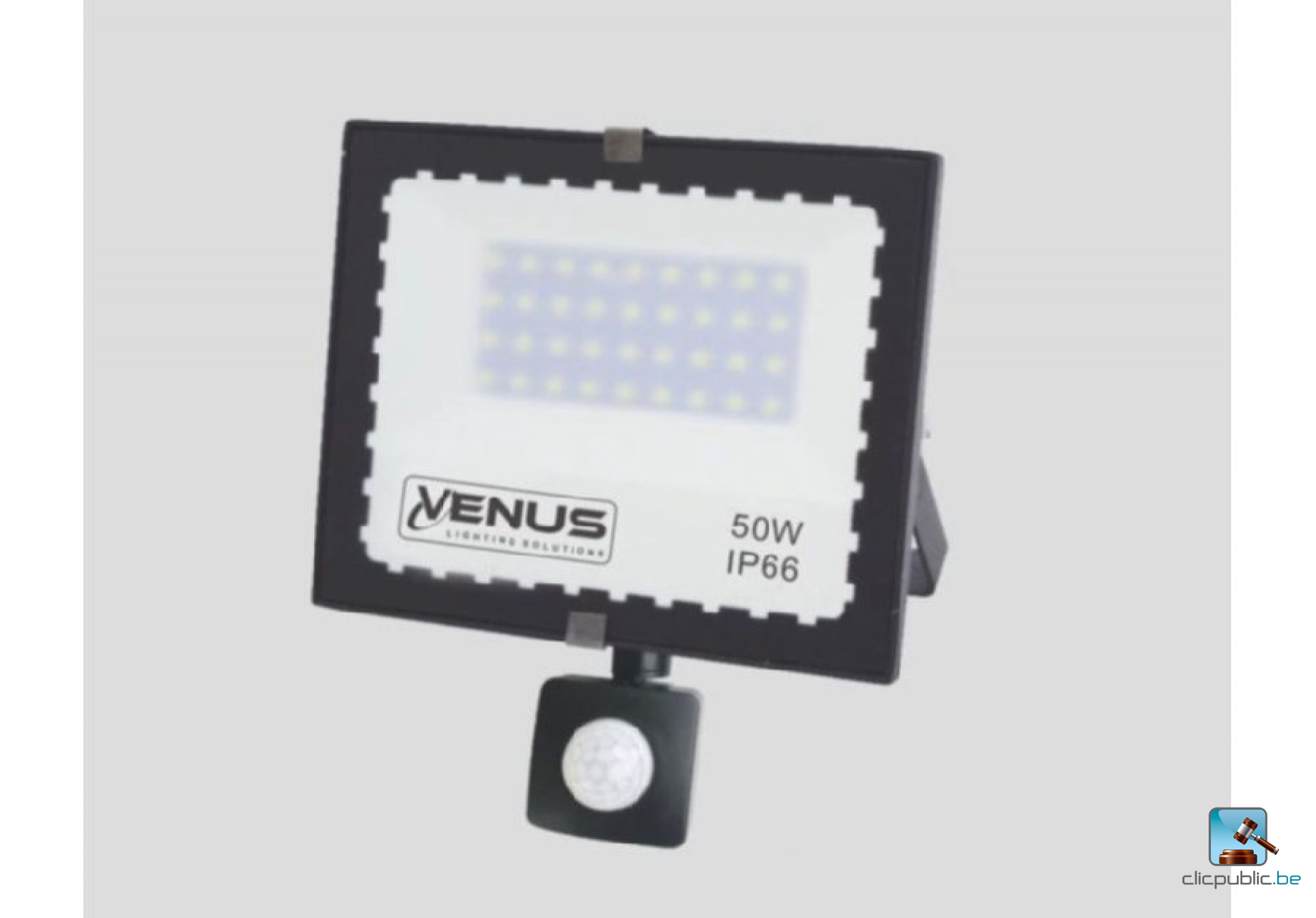 5 x 50W LED Flood Light with IP66 Sensor - 6500K Cool White ...