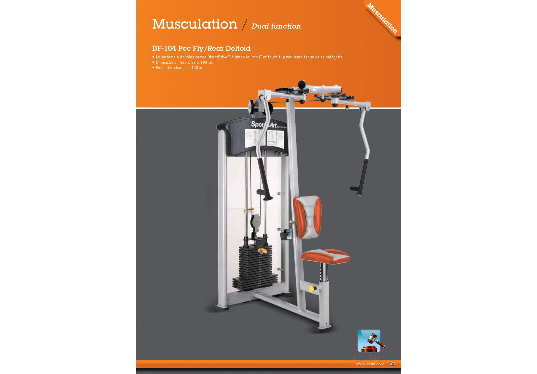 Machine de musculation - Clicpublic.be, les ventes publiques en 1 clic.