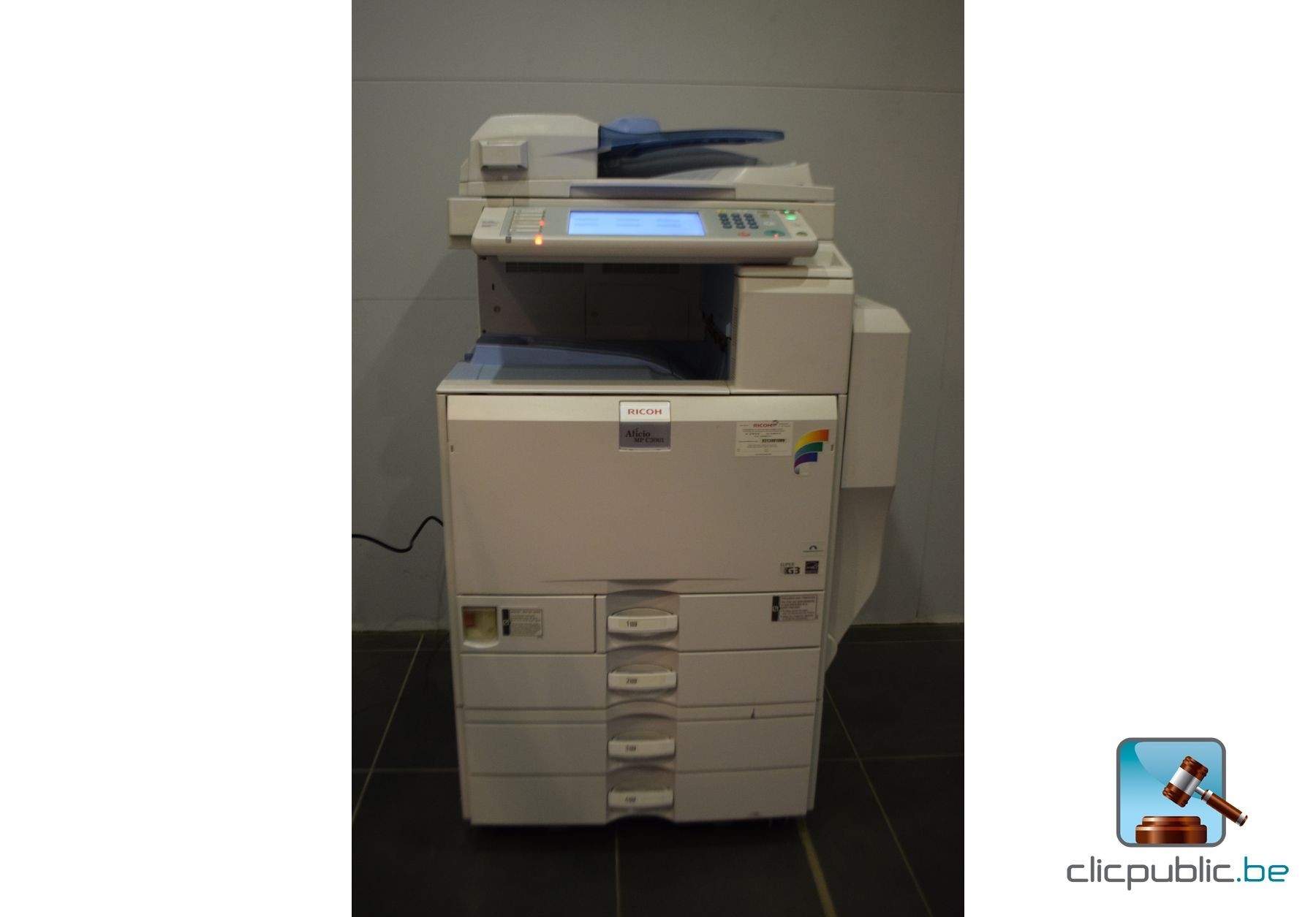 Copieur RICOH Super G3 MP-C3001/AFLICIO (ref. 25) - Clicpublic.lu, les ...