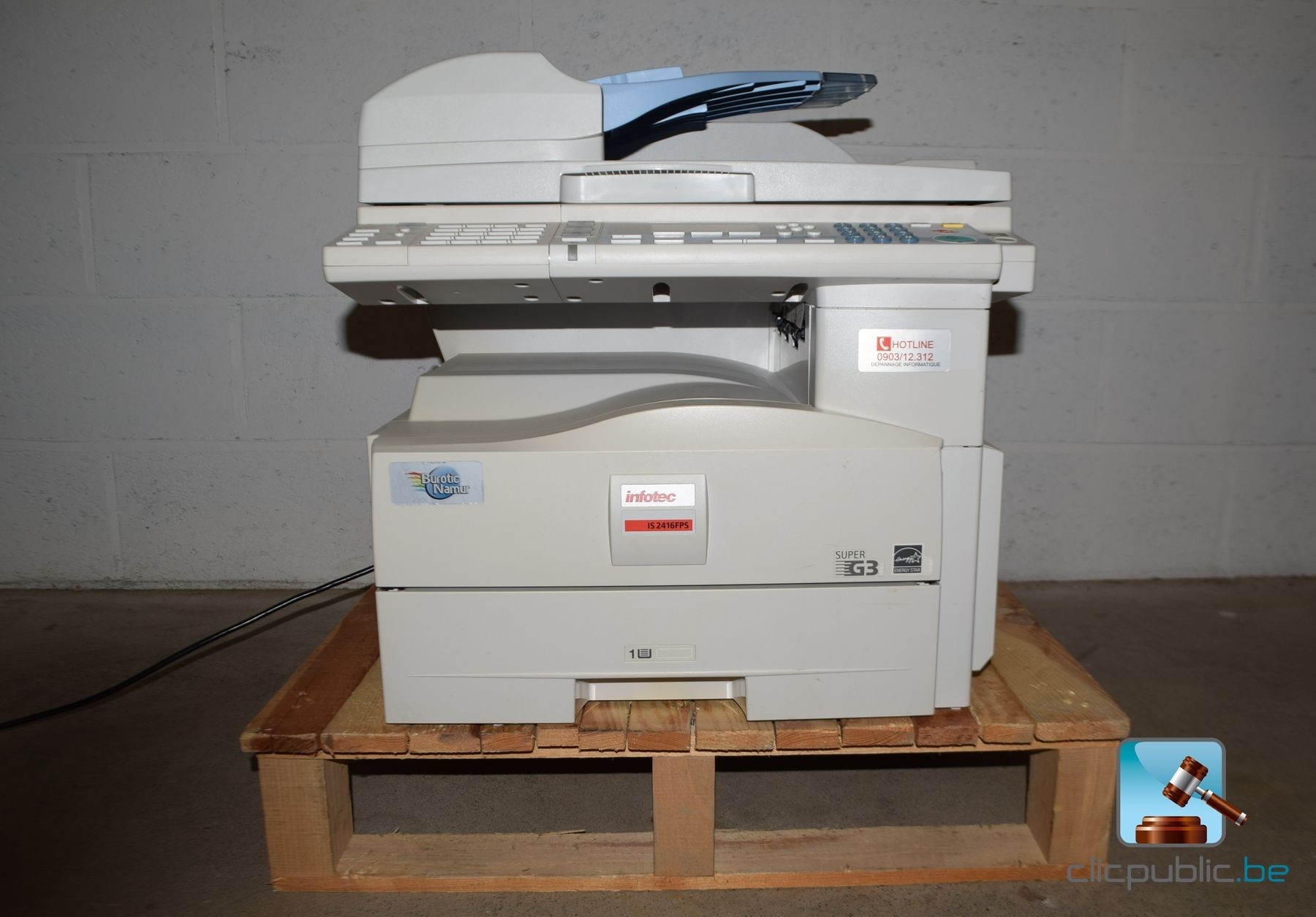 Copieur multifonction INFOTEC IS 2416FPS SUPER G3 (ref. 1) - Clicpublic ...
