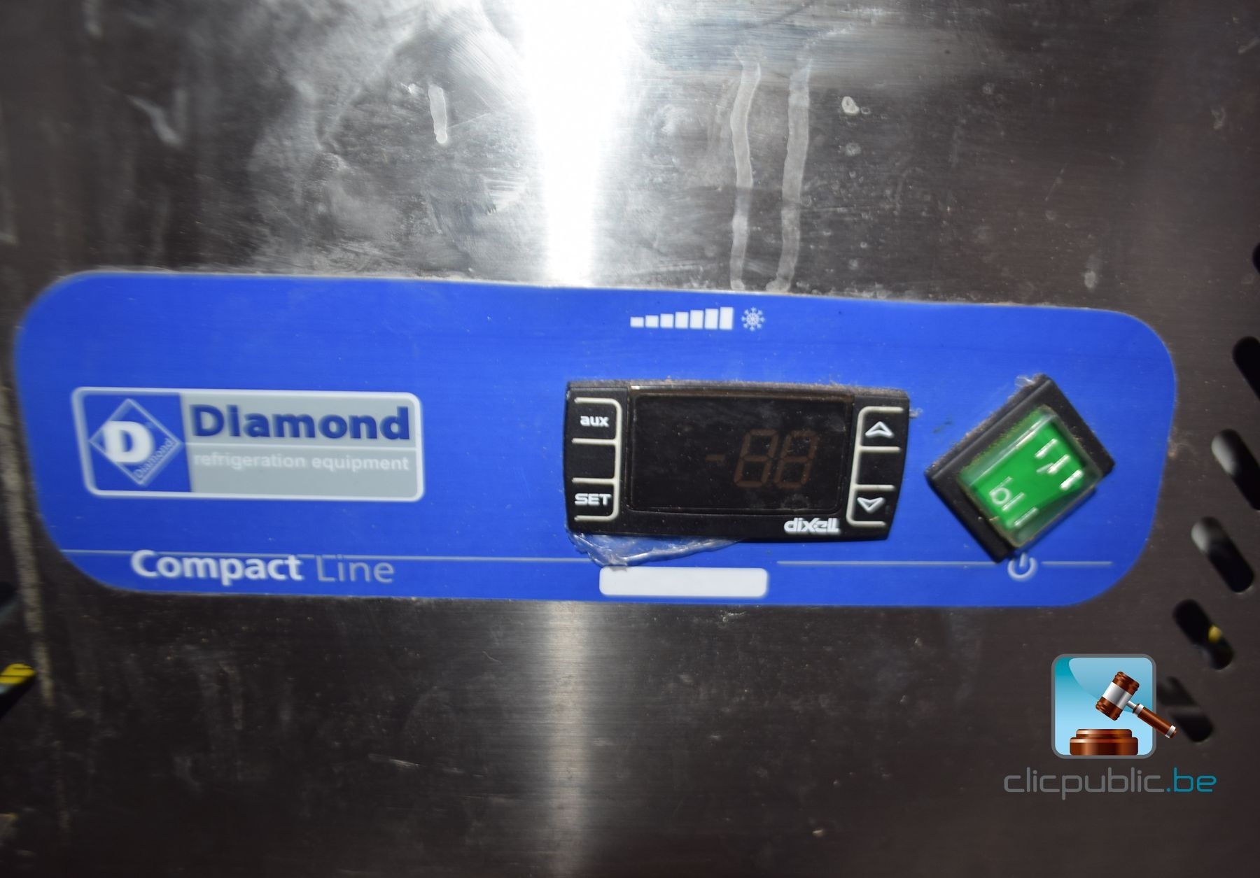 Réfrigérateur bas DIAMOND Compact line en inox (ref. 5) - Clicpublic.be ...