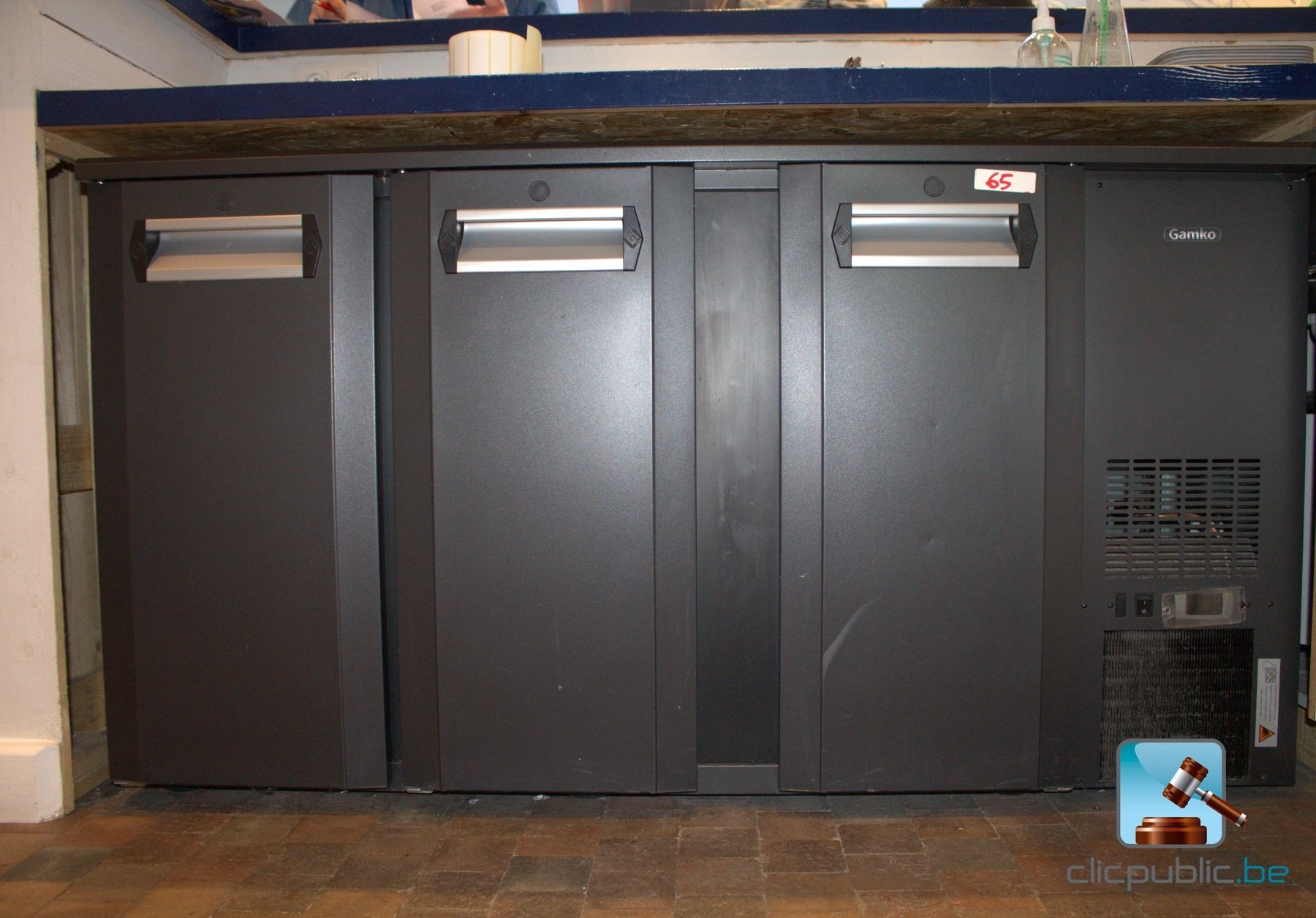 Frigo bar 3 portes GAMKO (ref. 65) - Clicpublic.be, les ventes ...