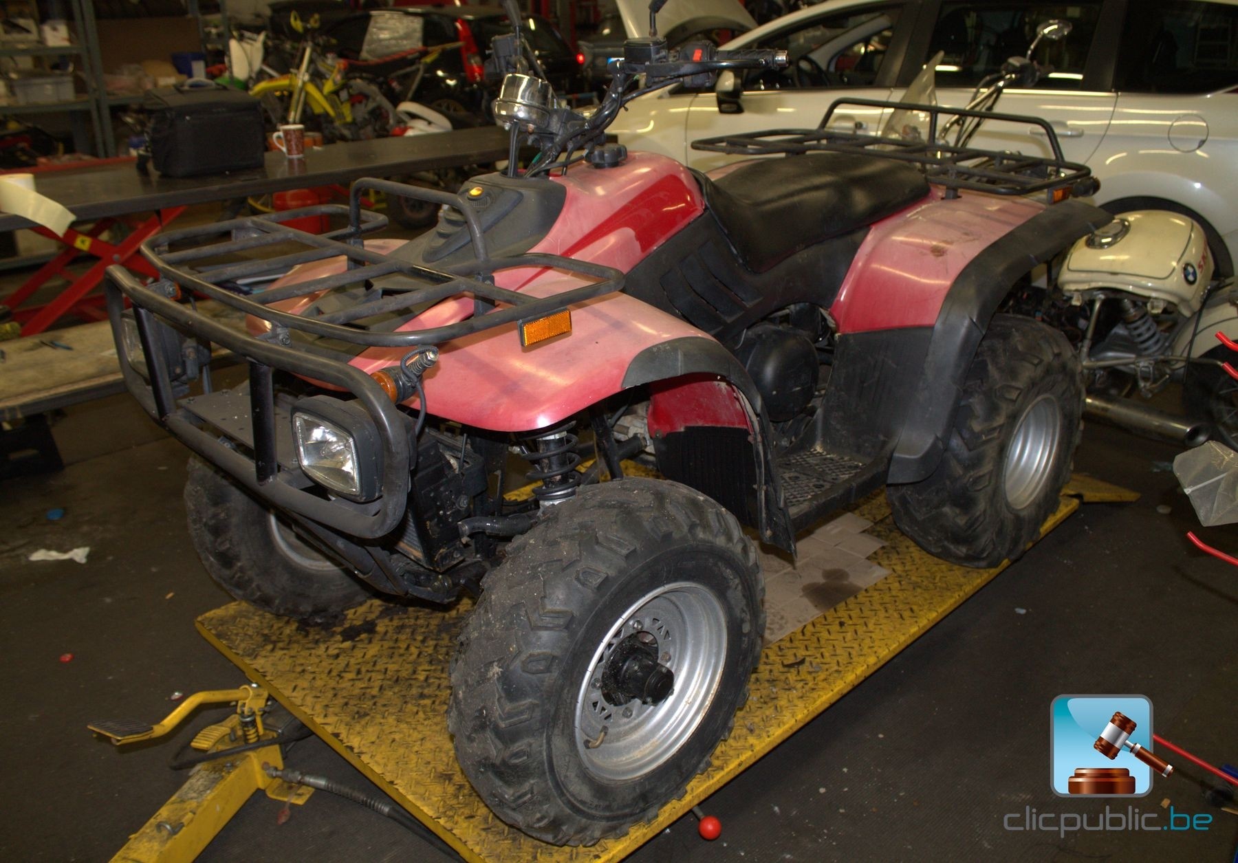 Quad LINHAI Hy-Track 250 rouge (ref. 1) - Clicpublic.be, les ventes ...