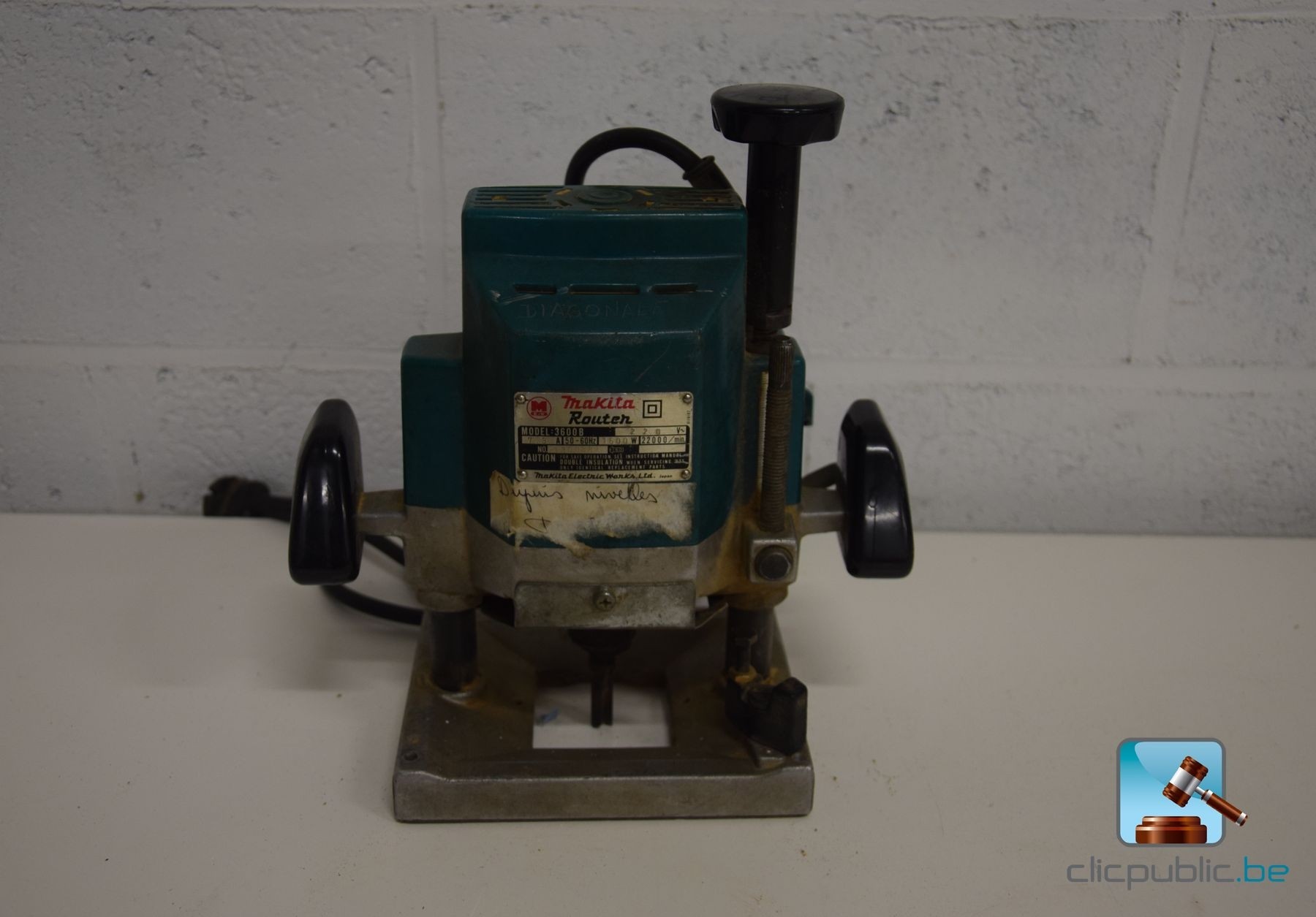 Défonceuse MAKITA Router 3600B (ref. 3) - Clicpublic.lu, les ventes ...