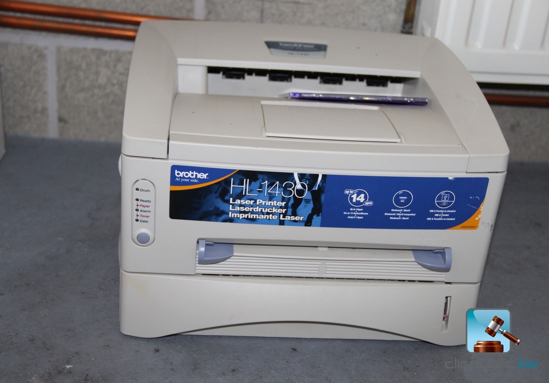 Imprimante laser BROTHER HL-1430 - Clicpublic.be, les ventes publiques ...