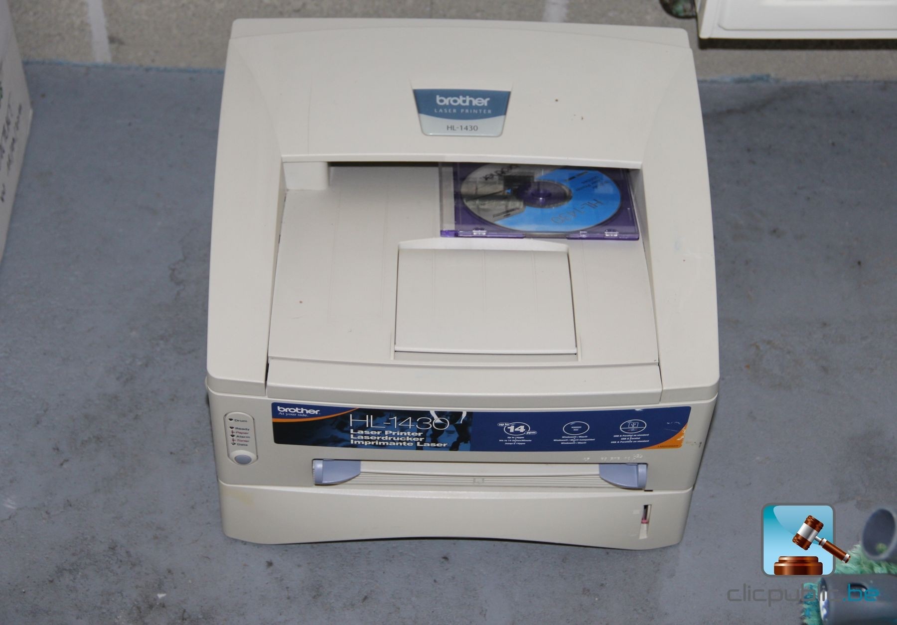 Imprimante laser BROTHER HL-1430 - Clicpublic.be, les ventes publiques ...