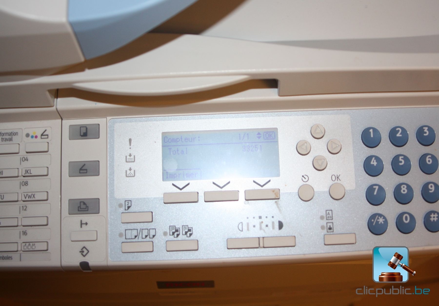 Imprimante RICOH Aficio MP 201 SPF - Clicpublic.be, les ventes ...