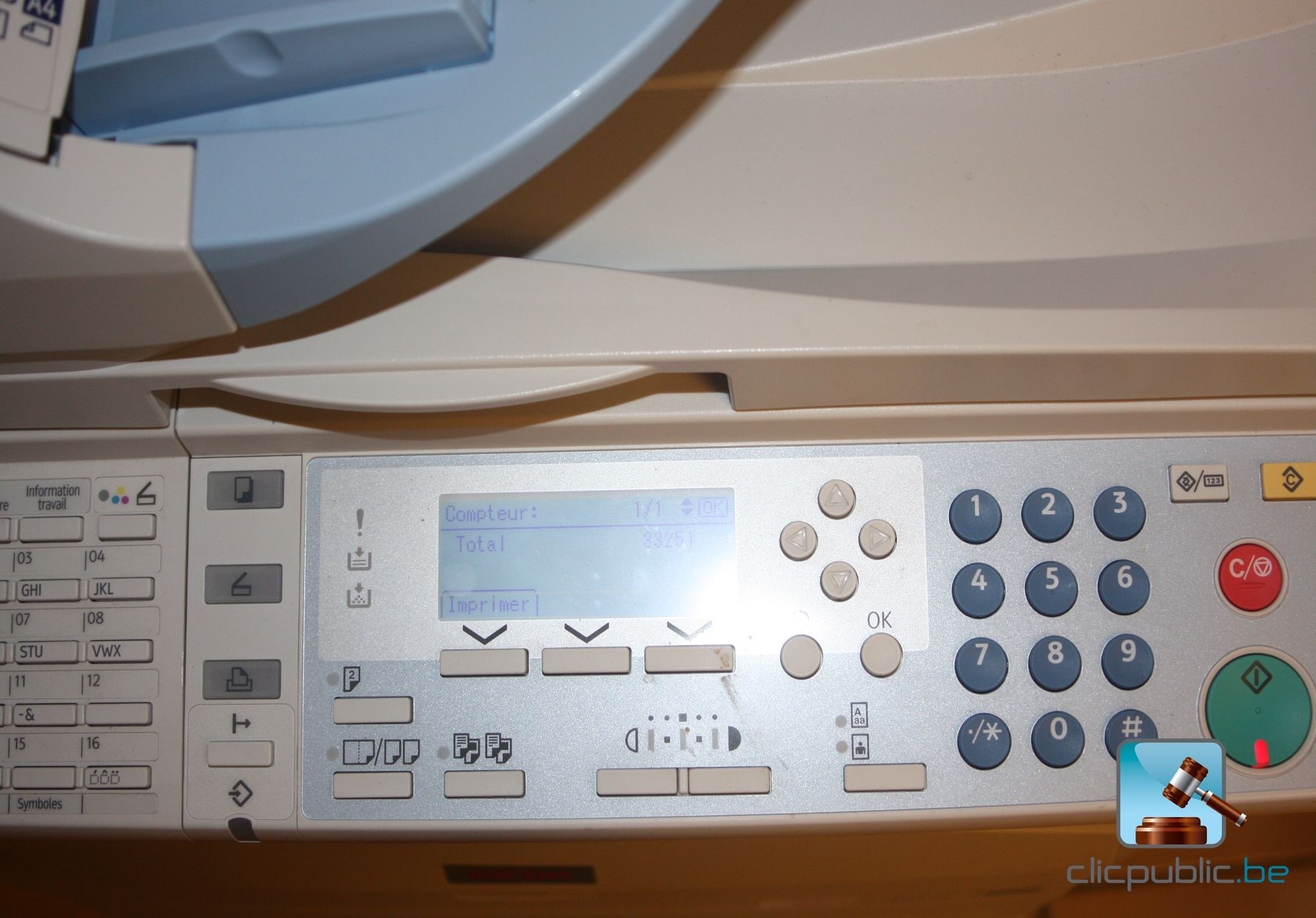 Imprimante RICOH Aficio MP 201 SPF - Clicpublic.be, les ventes ...