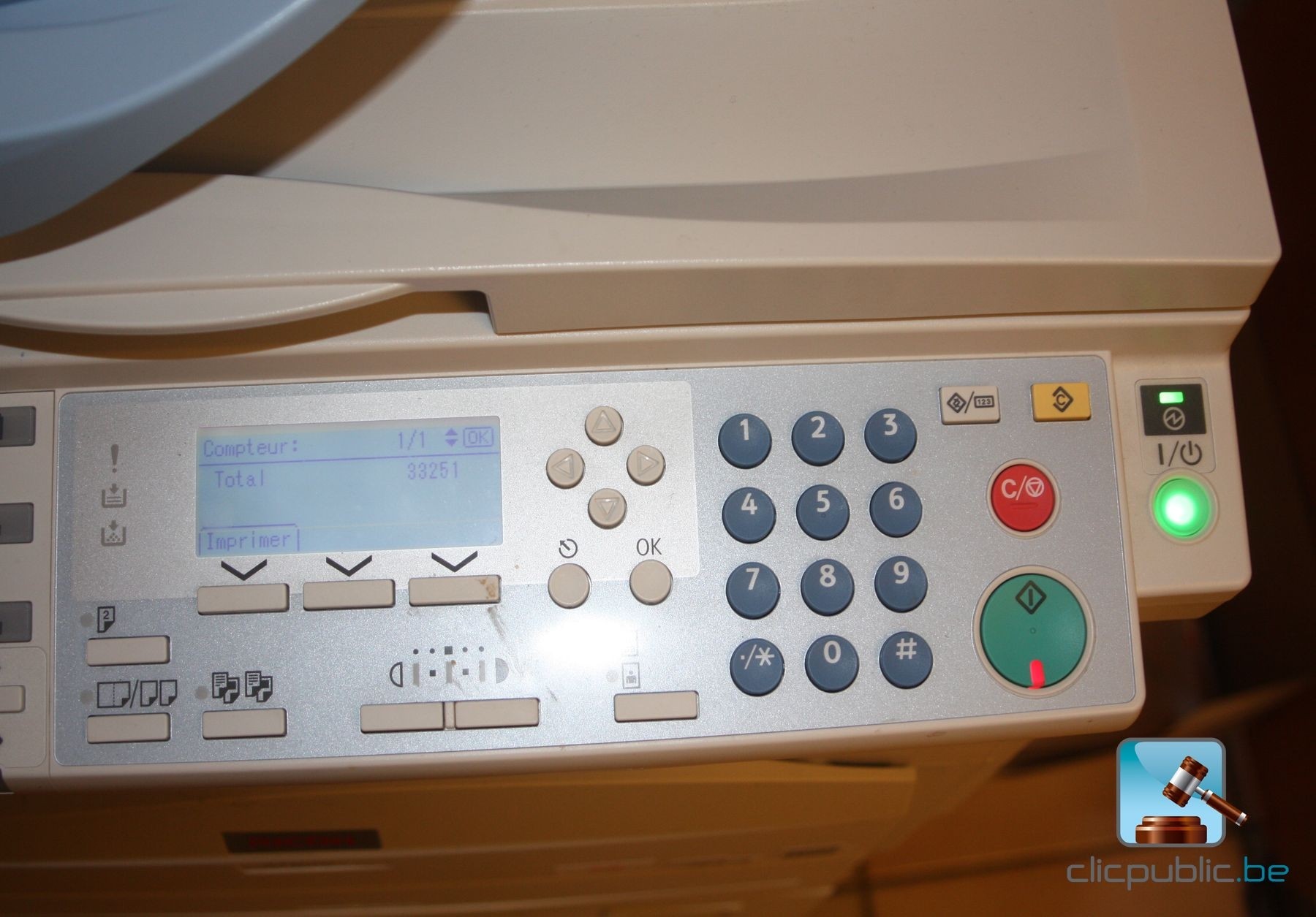 Imprimante RICOH Aficio MP 201 SPF - Clicpublic.be, les ventes ...