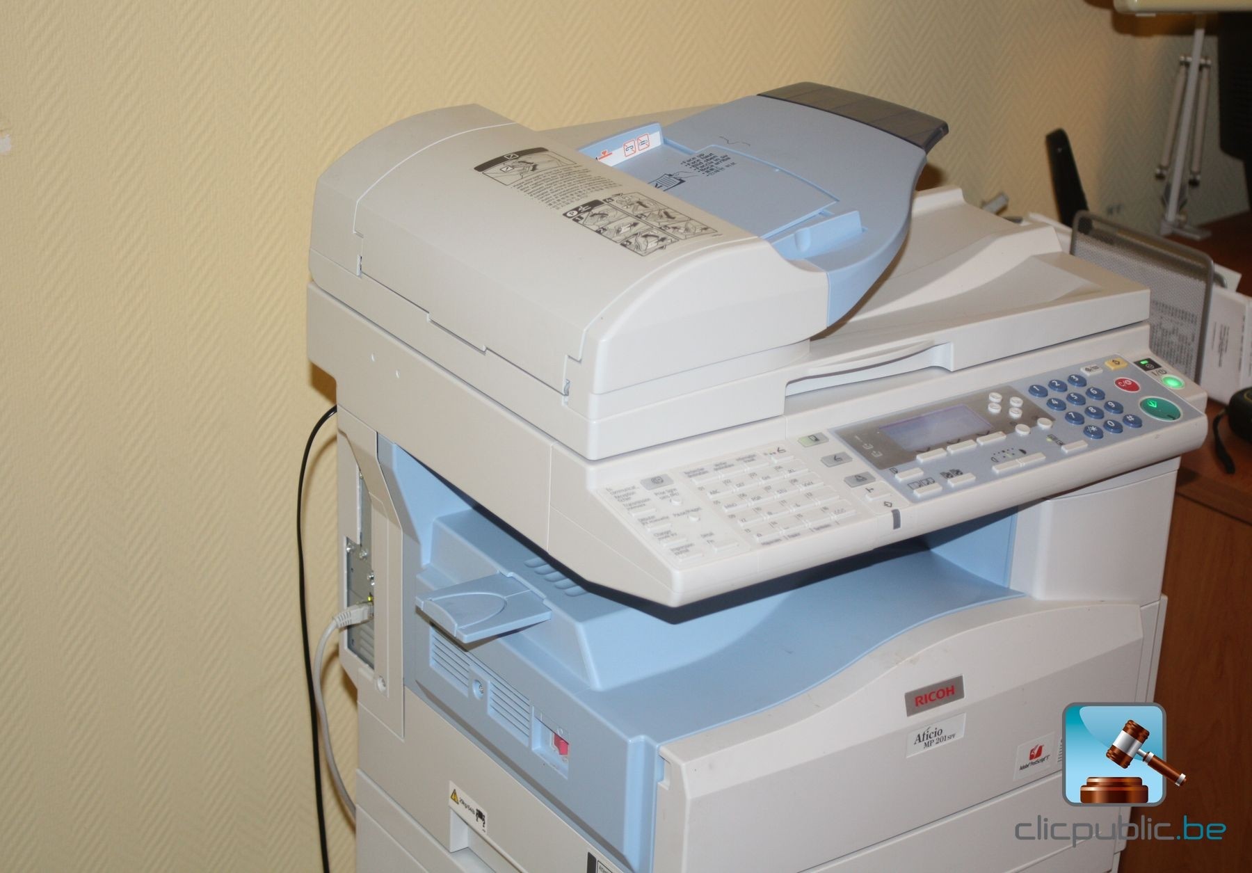 Imprimante RICOH Aficio MP 201 SPF - Clicpublic.be, les ventes ...