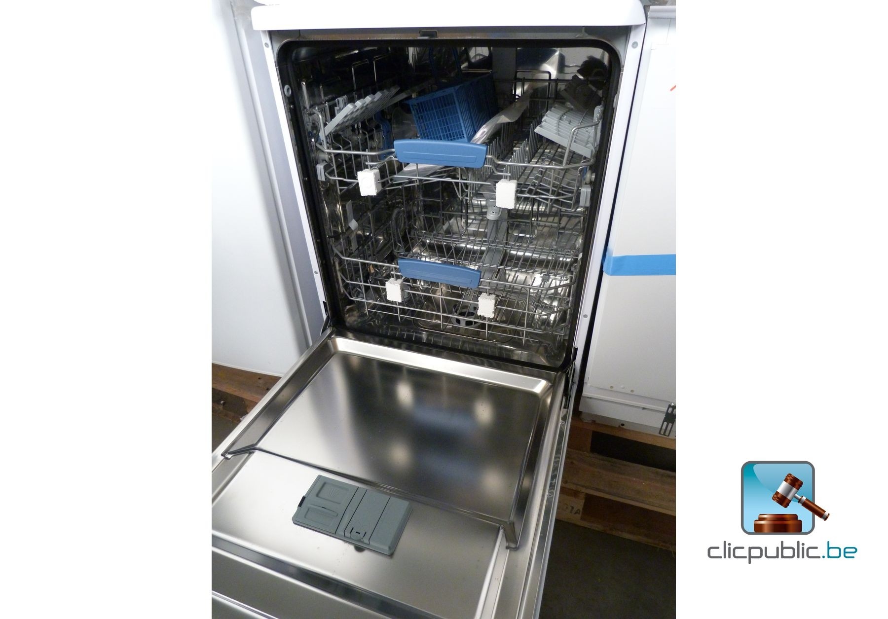 Dishwasher INDESIT DWL-DEA-700B semi-encastrable (ref. 17) - Clicpublic ...