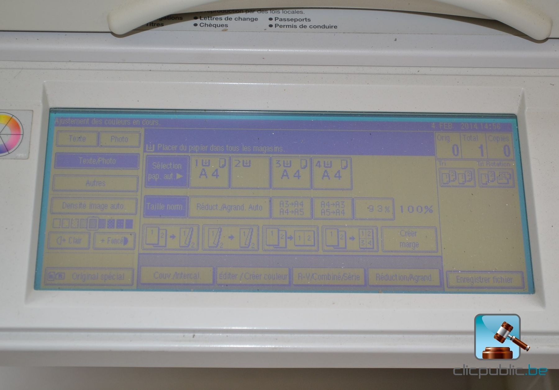 Copieur RICOH Nashuatec DSC232 - Clicpublic.be, les ventes publiques en ...