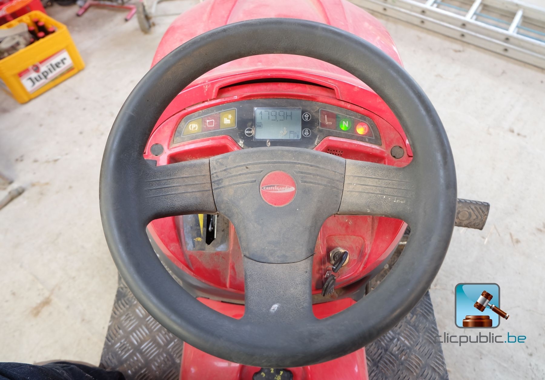Tracteur tondeuse Castel Garden - Clicpublic.lu, online auctions in 1 ...
