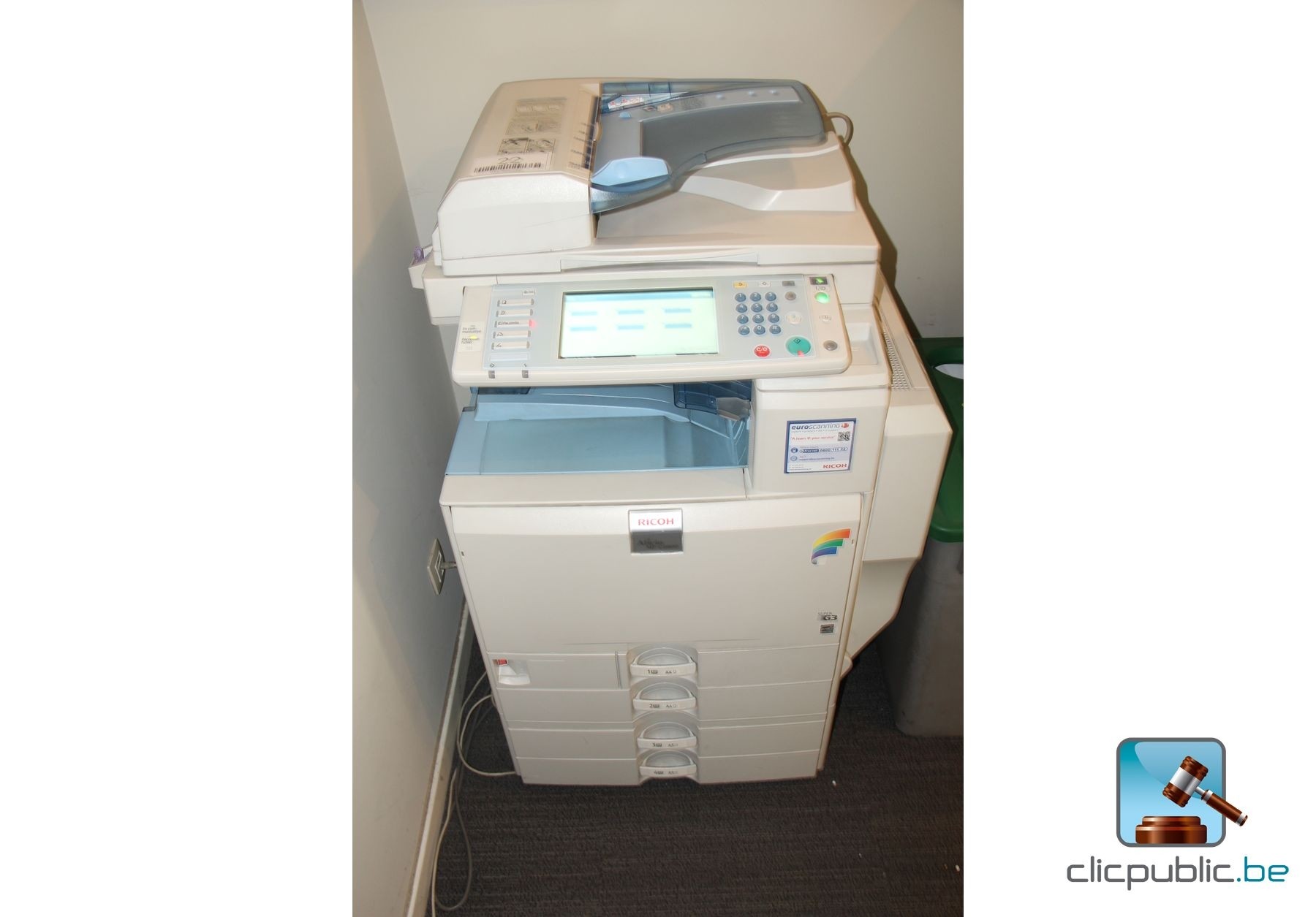 Photocopieur RICOH Aficio MP C2800 - Clicpublic.be, les ventes ...