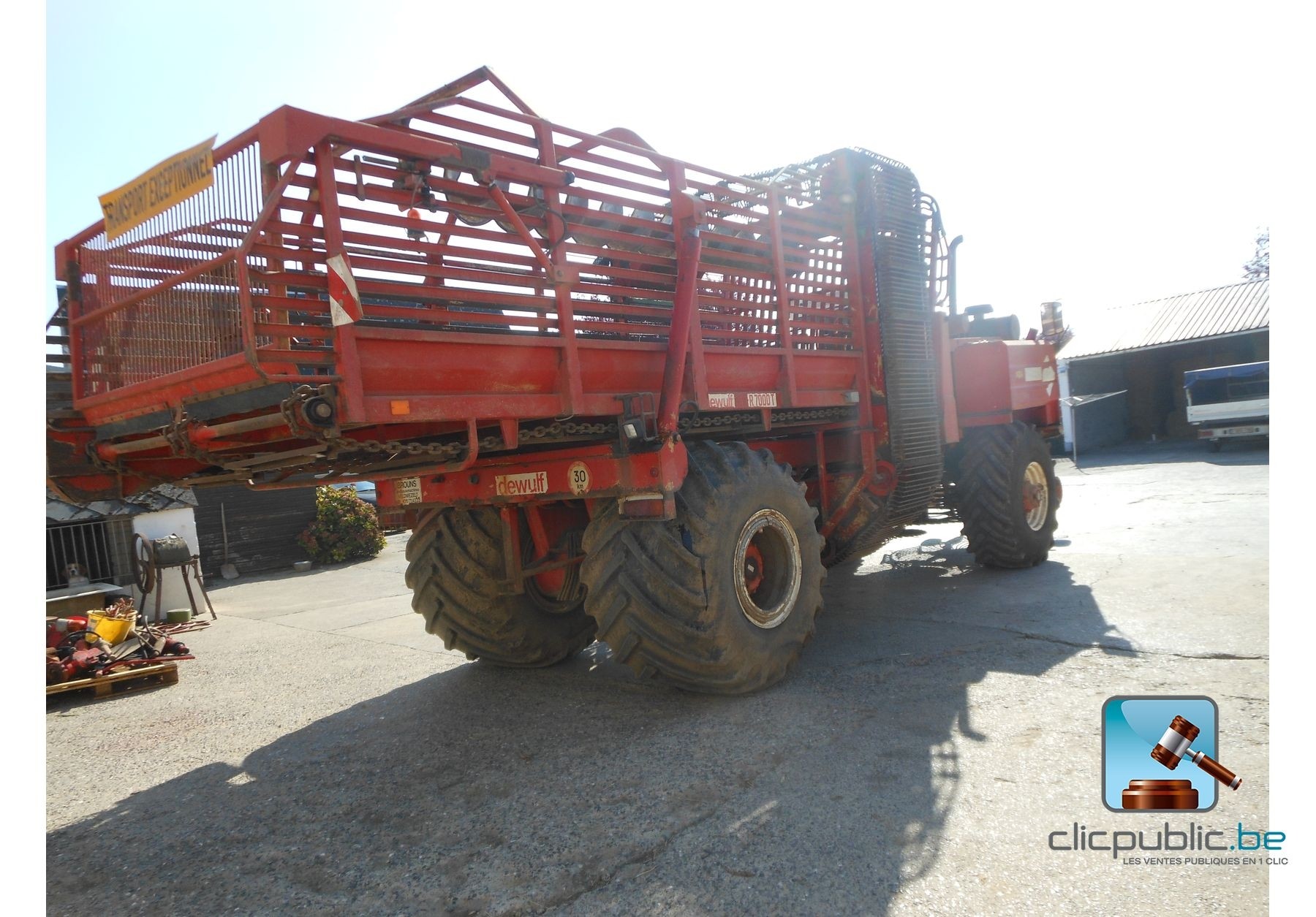 Débardeuse DEWULF pour betteraves - Clicpublic.be, les ventes publiques ...