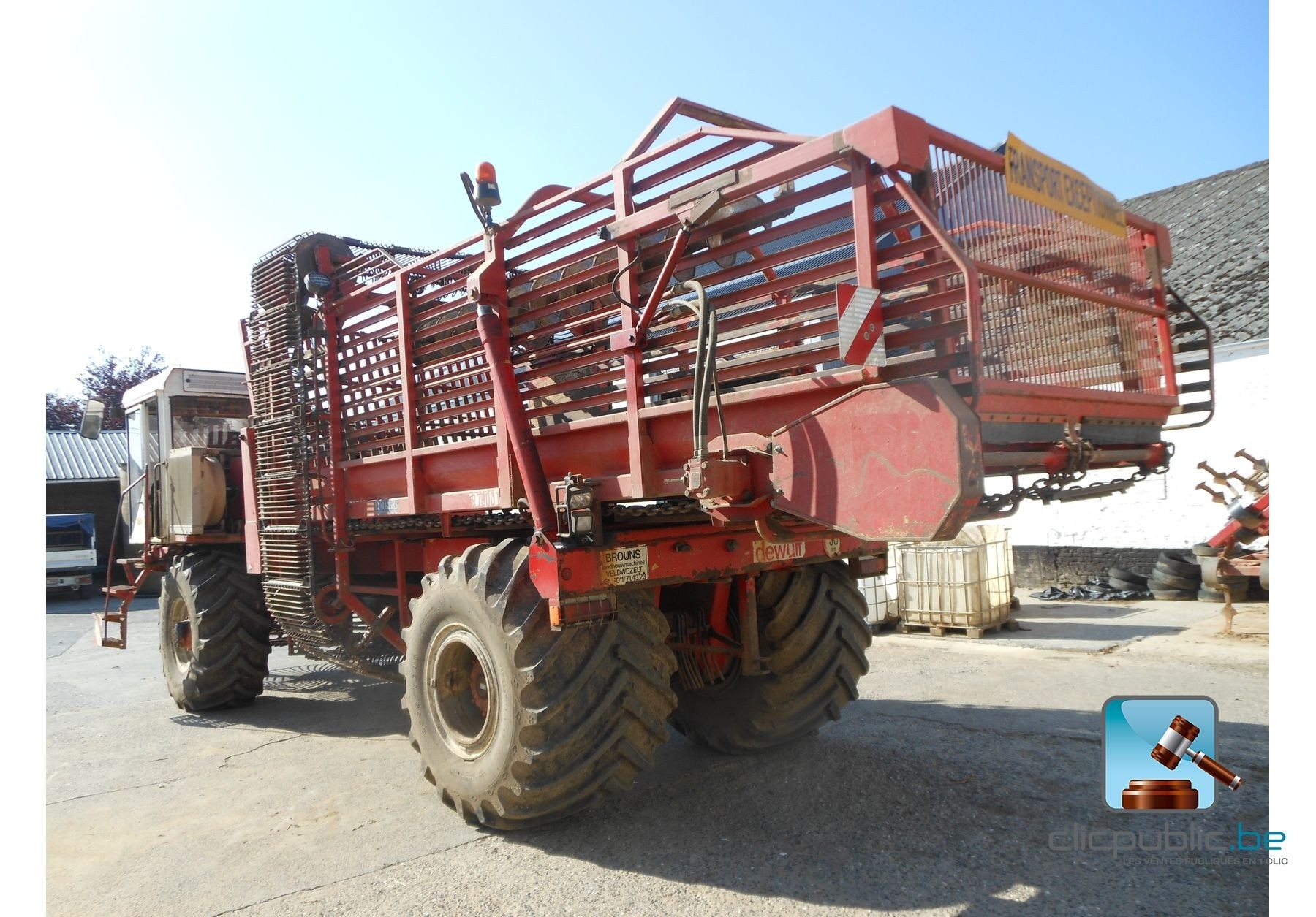 Débardeuse DEWULF pour betteraves - Clicpublic.be, online auctions in 1 ...