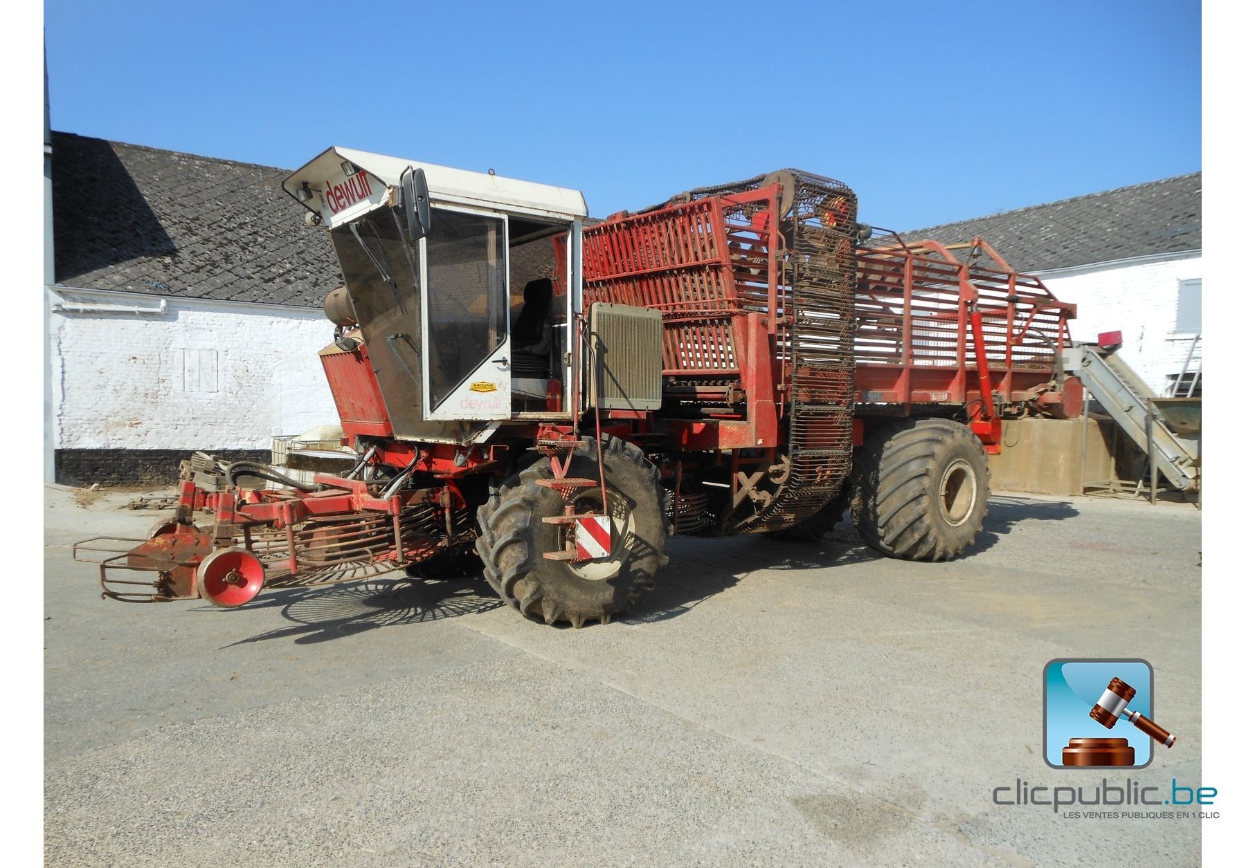 Débardeuse DEWULF pour betteraves - Clicpublic.be, online auctions in 1 ...