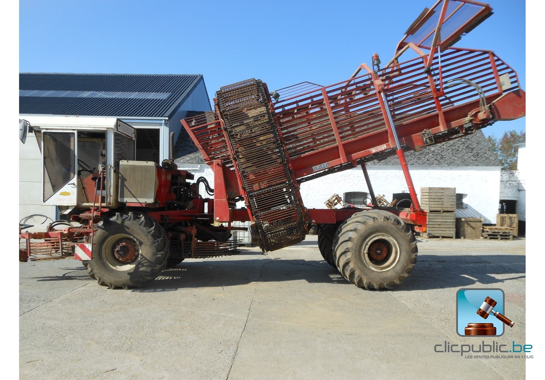 Débardeuse DEWULF pour betteraves - Clicpublic.be, online auctions in 1 ...