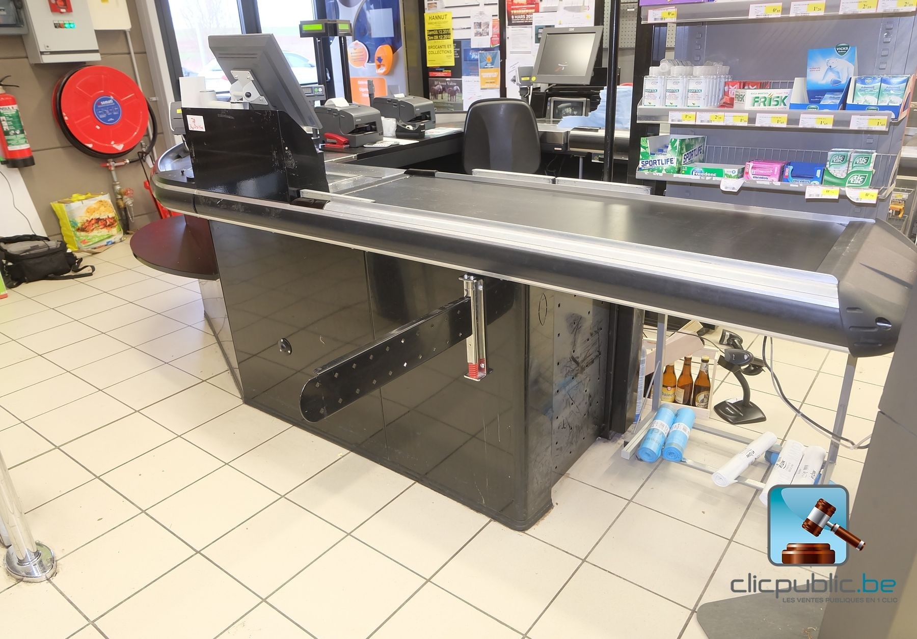Comptoir de caisse double - Clicpublic.be, les ventes publiques en 1 clic.