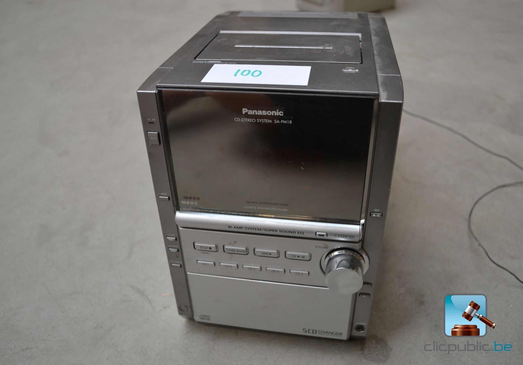Chaîne hifi PANASONIC CD Stereo System SA-PM18 - Clicpublic.lu, les ...