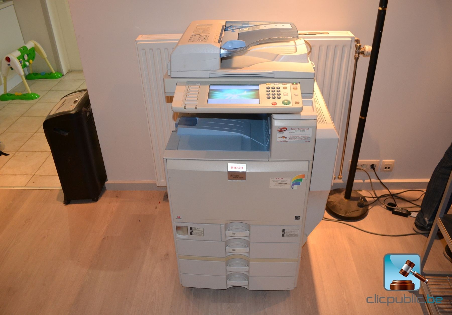 Photocopieuse RICOH AFICIO MP C2800 - Clicpublic.be, les ventes ...