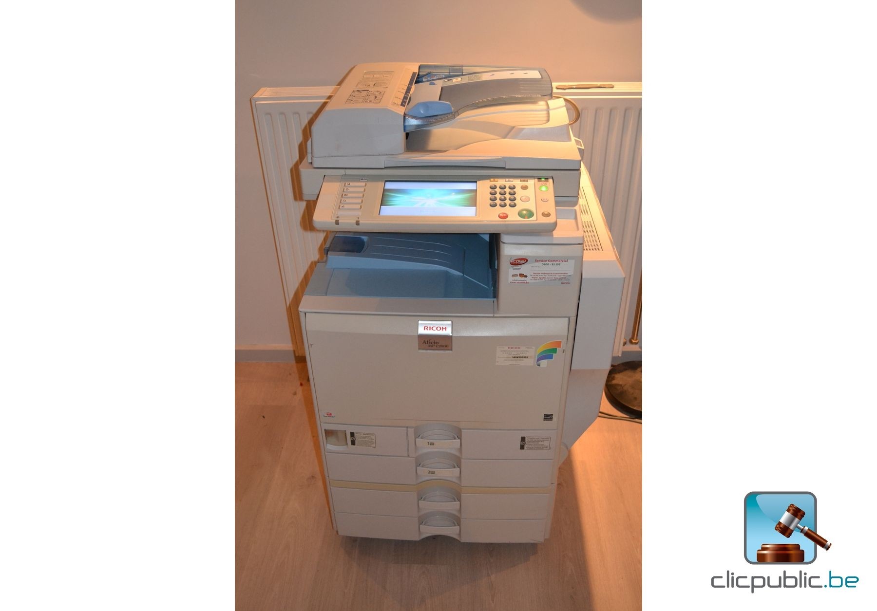 Photocopieuse RICOH AFICIO MP C2800 - Clicpublic.be, les ventes ...