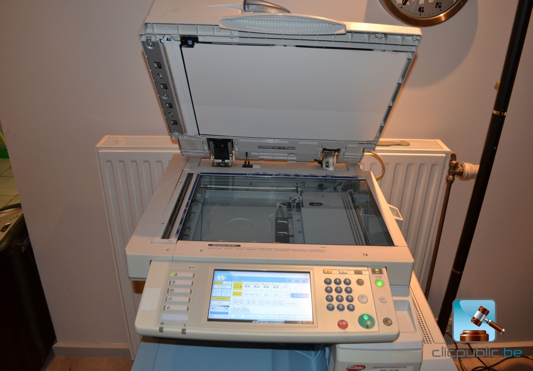 Photocopieuse RICOH AFICIO MP C2800 - Clicpublic.be, les ventes ...