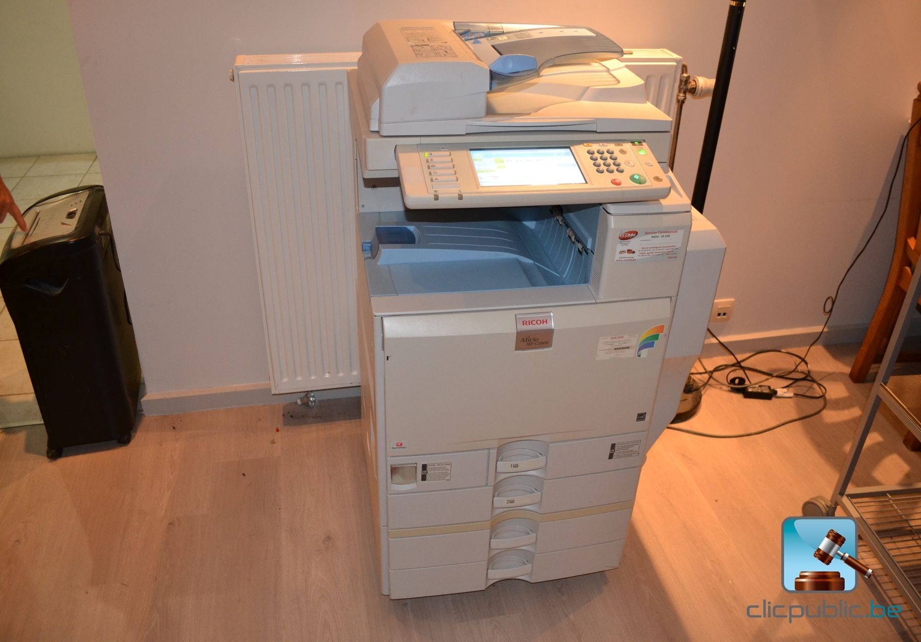 Photocopieuse RICOH AFICIO MP C2800 - Clicpublic.be, les ventes ...