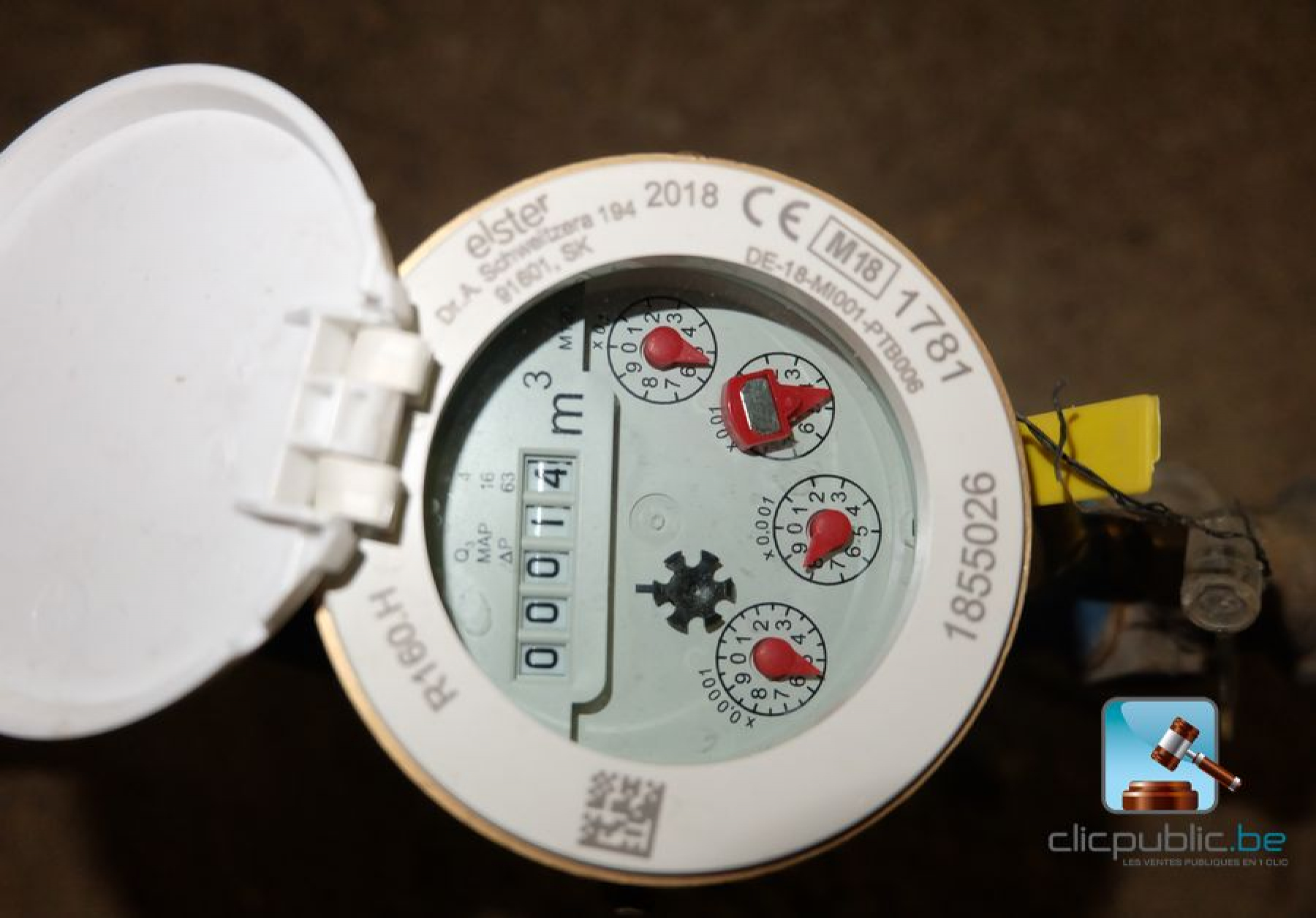 Compteur d'eau - Clicpublic.be, les ventes publiques en 1 clic.