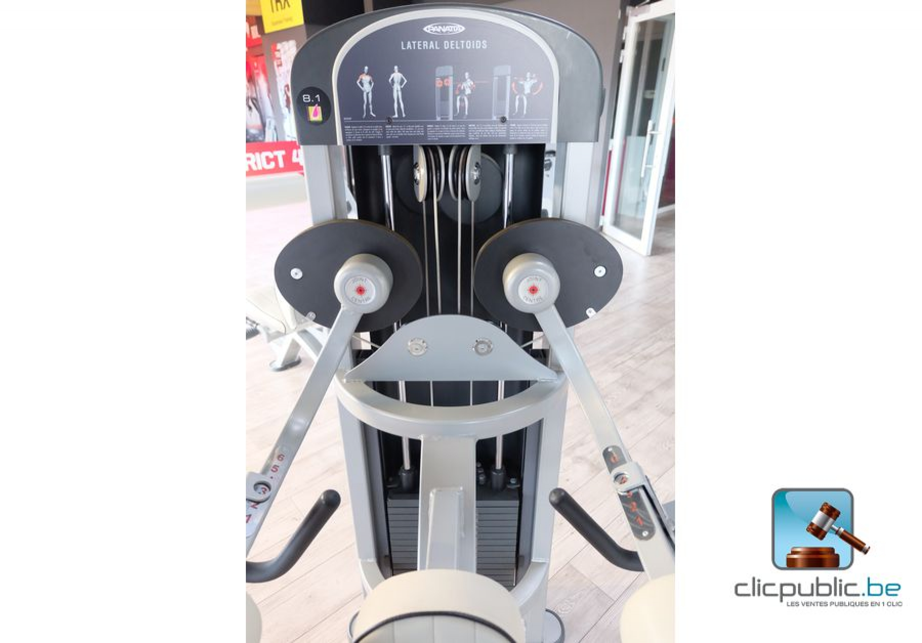 Machine d'élévation latérale pour deltoïdes - Clicpublic.lu, les ventes ...