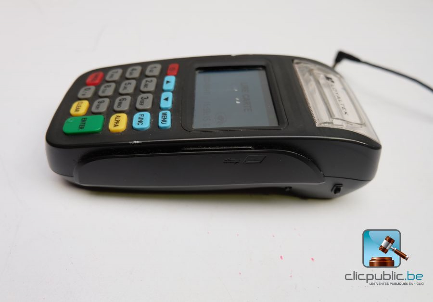Terminal de paiement - Clicpublic.be, les ventes publiques en 1 clic.