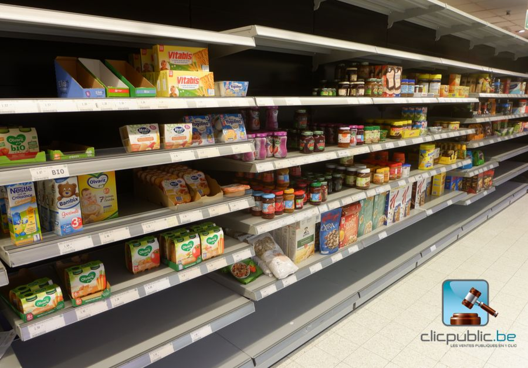 Lot de produits d'alimentaires et non alimentaires - Clicpublic.be, les ...