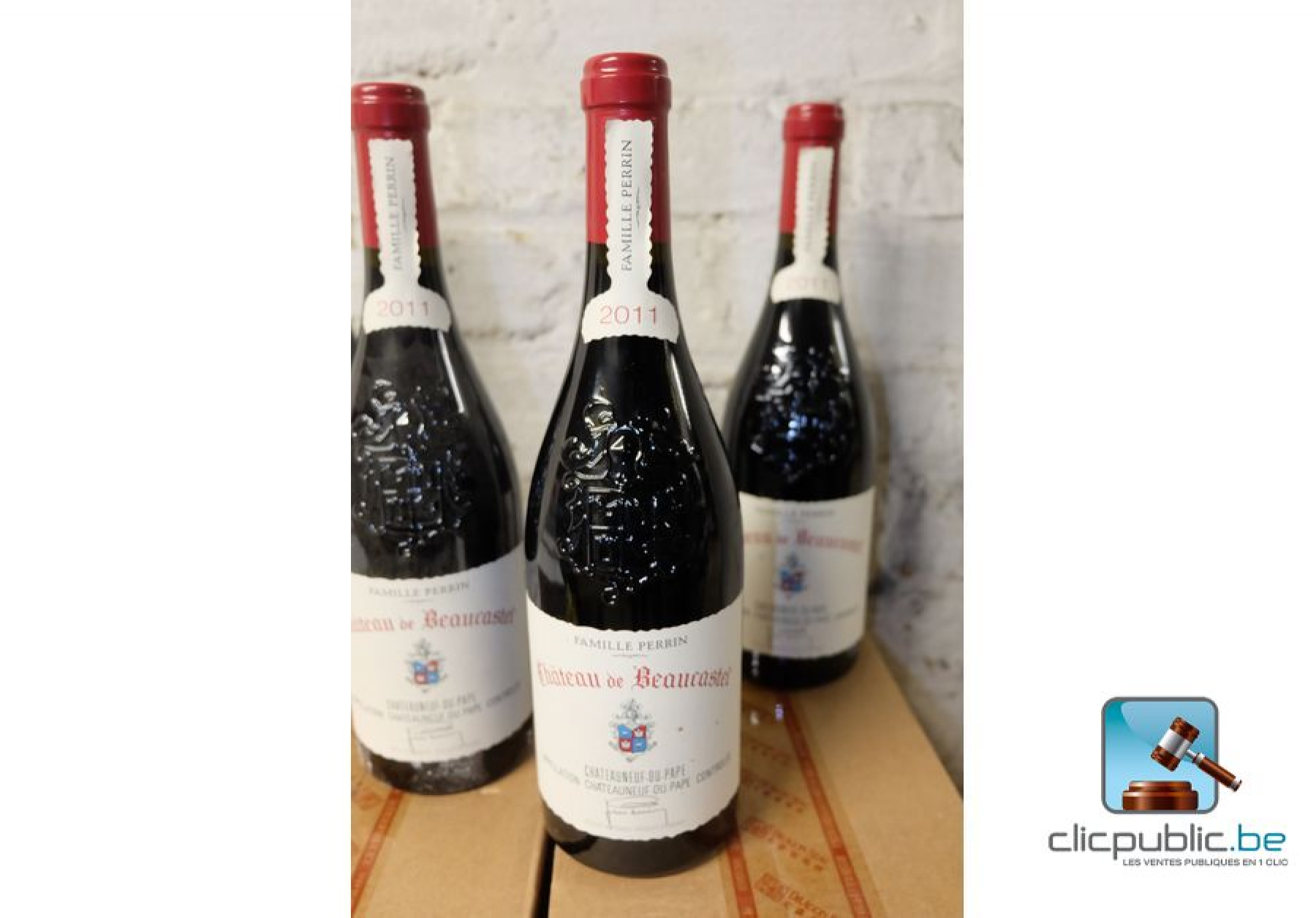 Lot de bouteilles de vin rouge - Clicpublic.be, les ventes publiques en ...