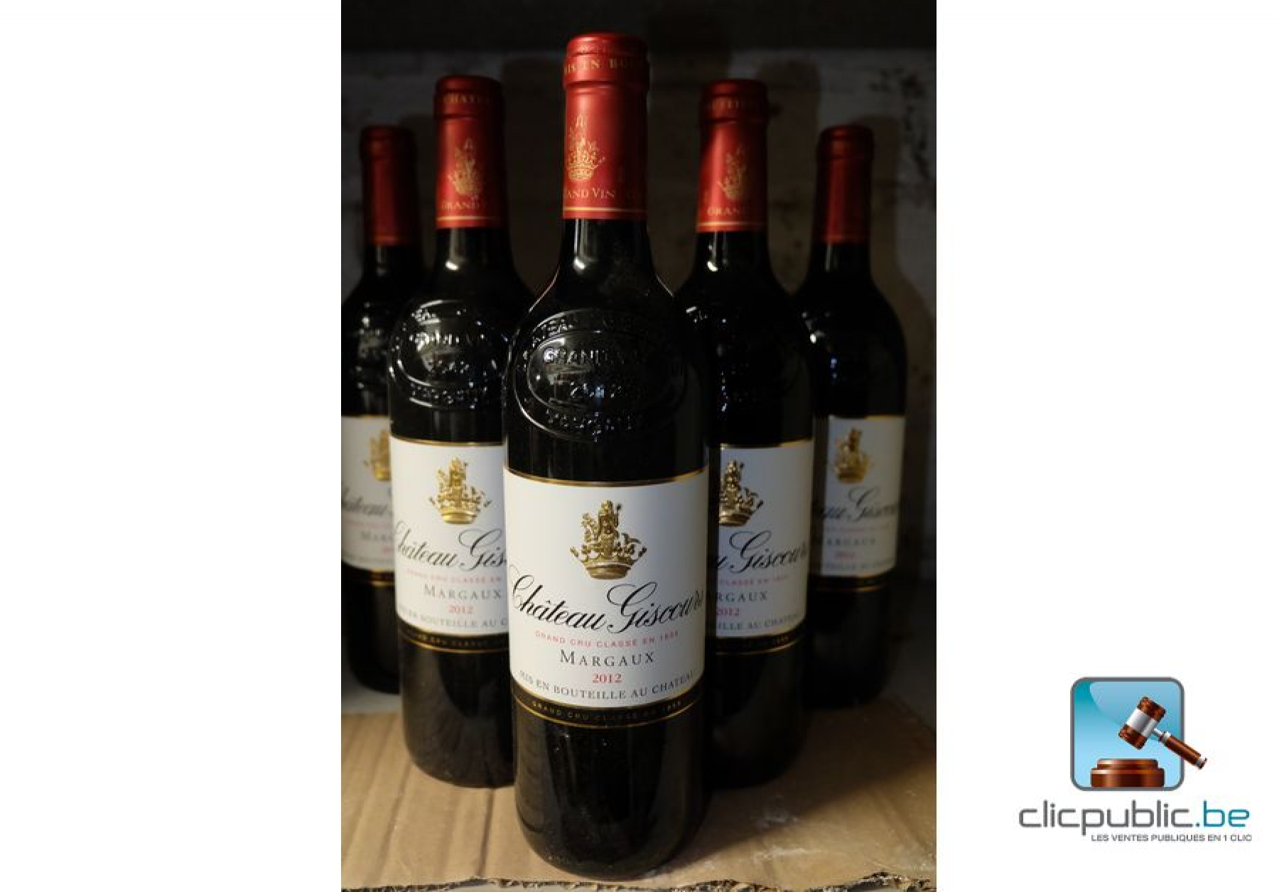 Lot de bouteilles de vin rouge - Clicpublic.be, les ventes publiques en ...