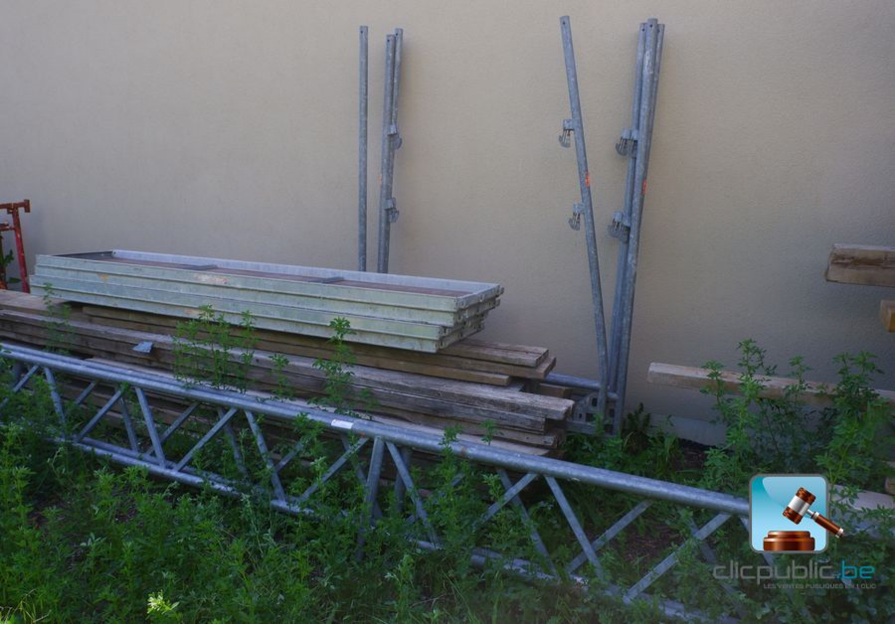 Lot d'éléments d'échafaudage - Clicpublic.be, les ventes publiques en 1 ...