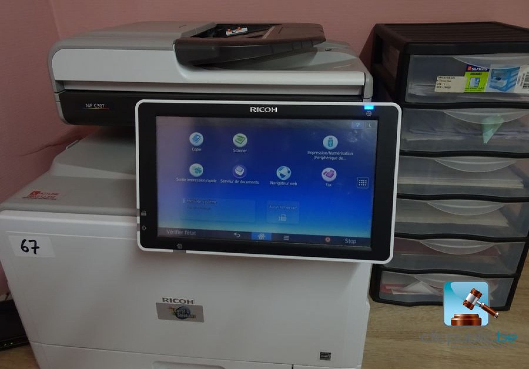 Imprimante Ricoh MPC 307 Color - Clicpublic.be, les ventes publiques en ...