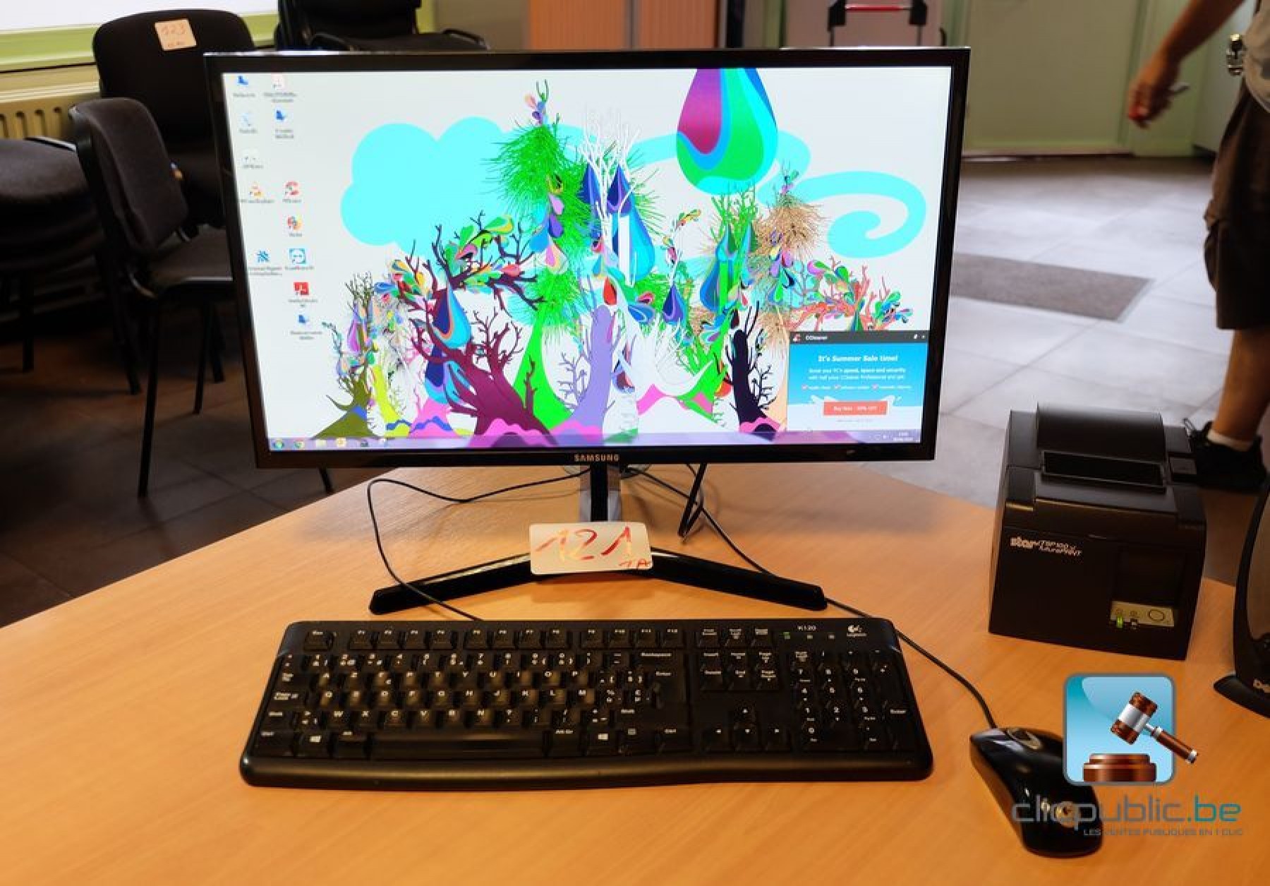 Lot de matériel informatique de bureau - Clicpublic.be, les ventes ...