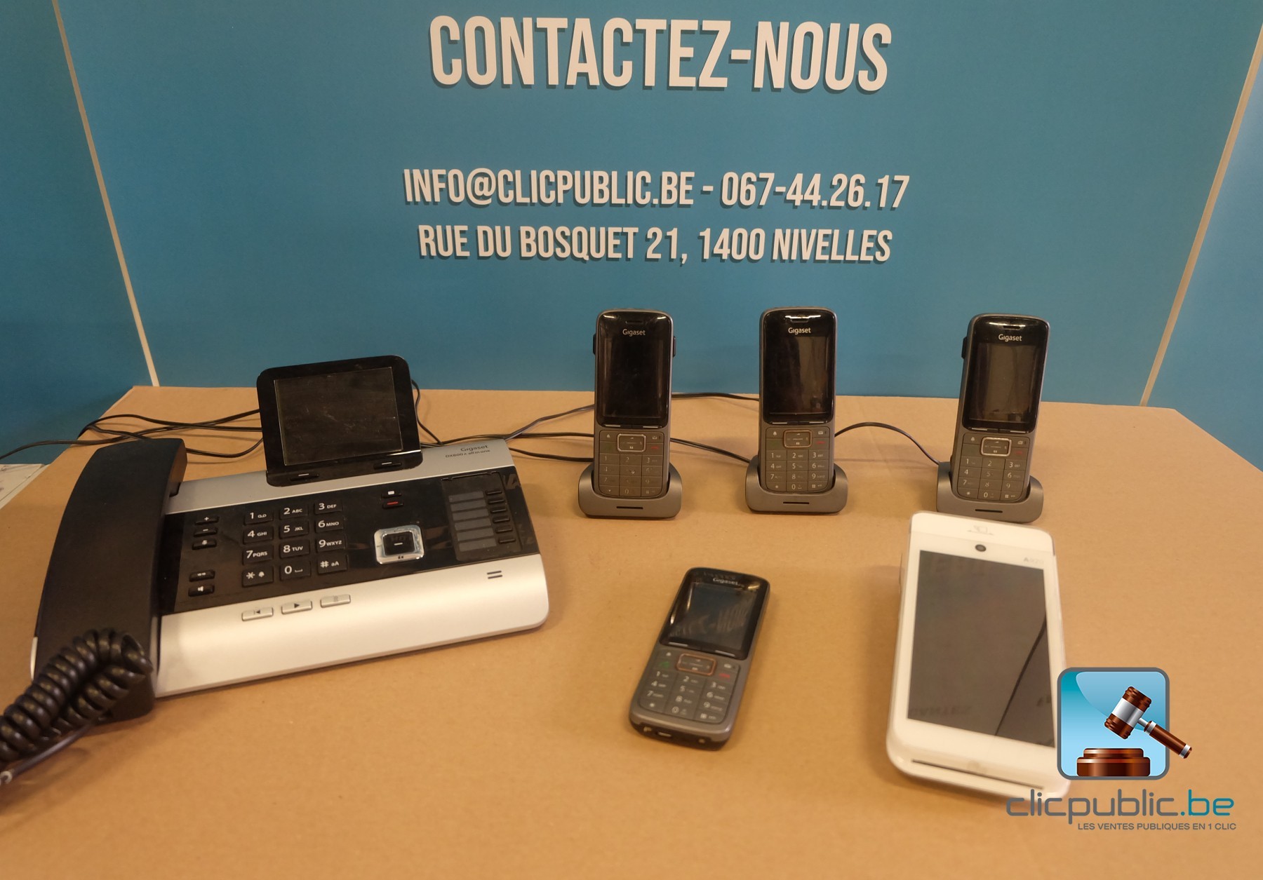 Matériel Téléphonique - Clicpublic.be, les ventes publiques en 1 clic.