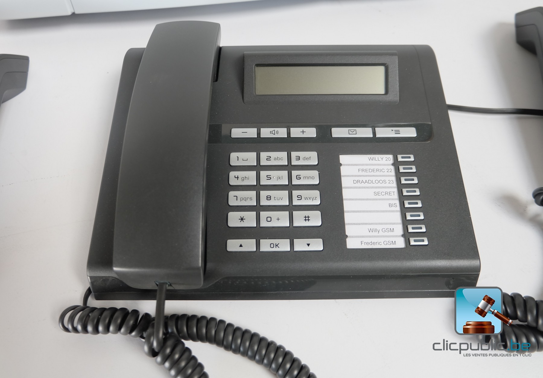 Centrale téléphonique - Clicpublic.be, les ventes publiques en 1 clic.