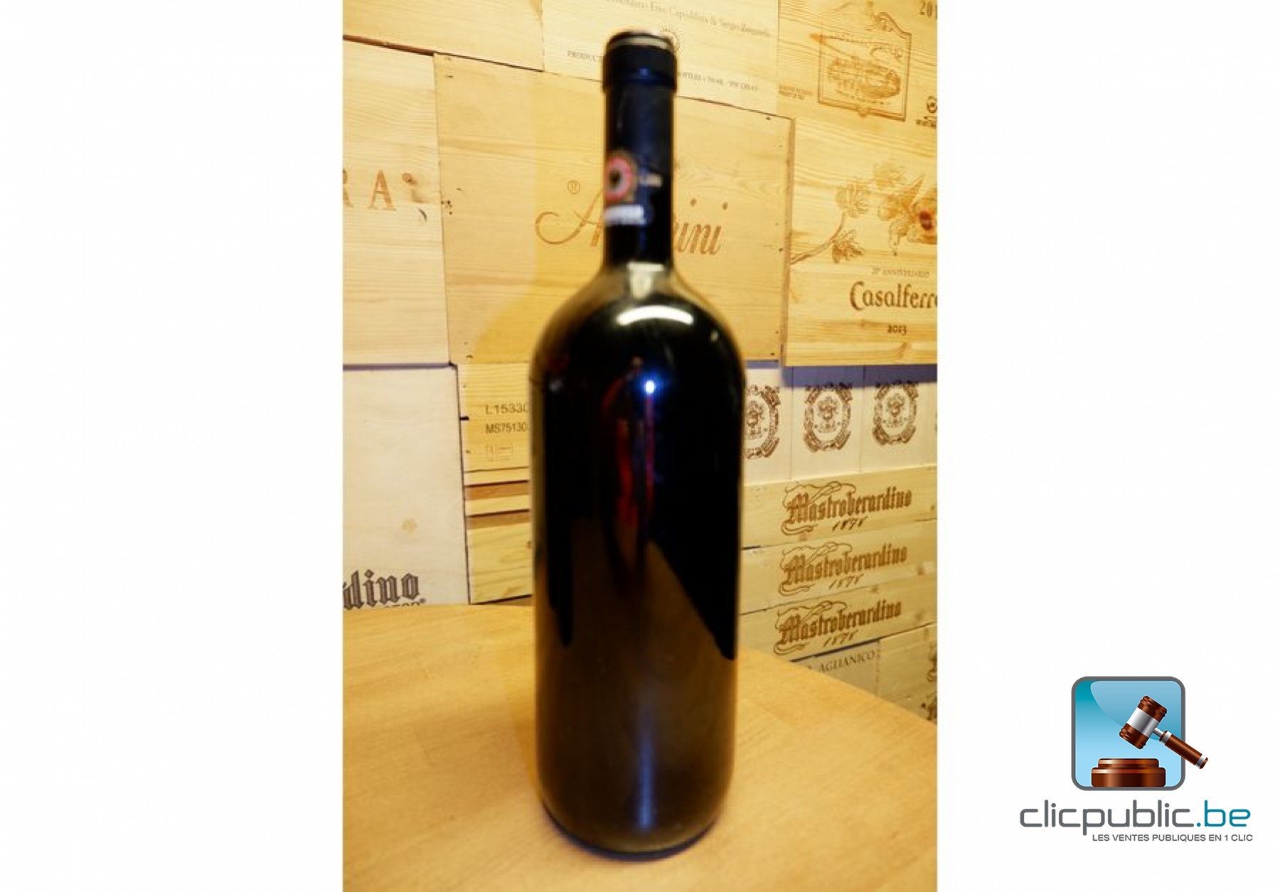 Lot de bouteilles de vin rouge - Clicpublic.be, les ventes publiques en ...