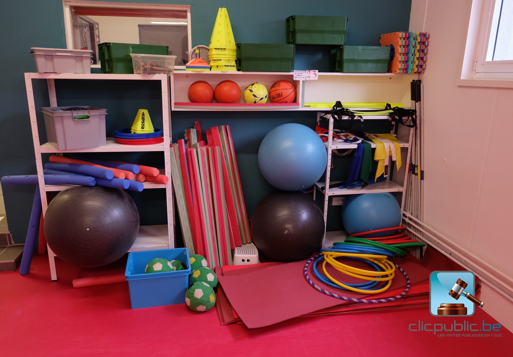 Lot de matériel d'entrainement sportif - Clicpublic.be, les ventes ...