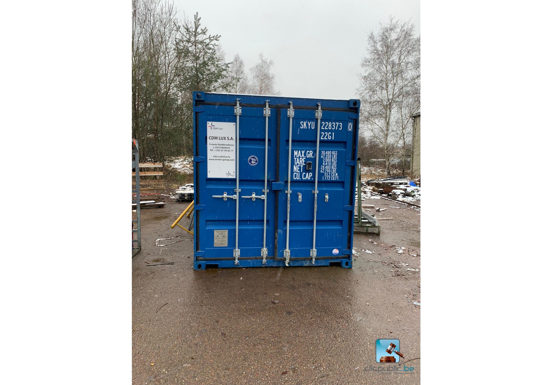 Seecontainer - Clicpublic.lu, öffentliche Auktionen mit 1 Klick.