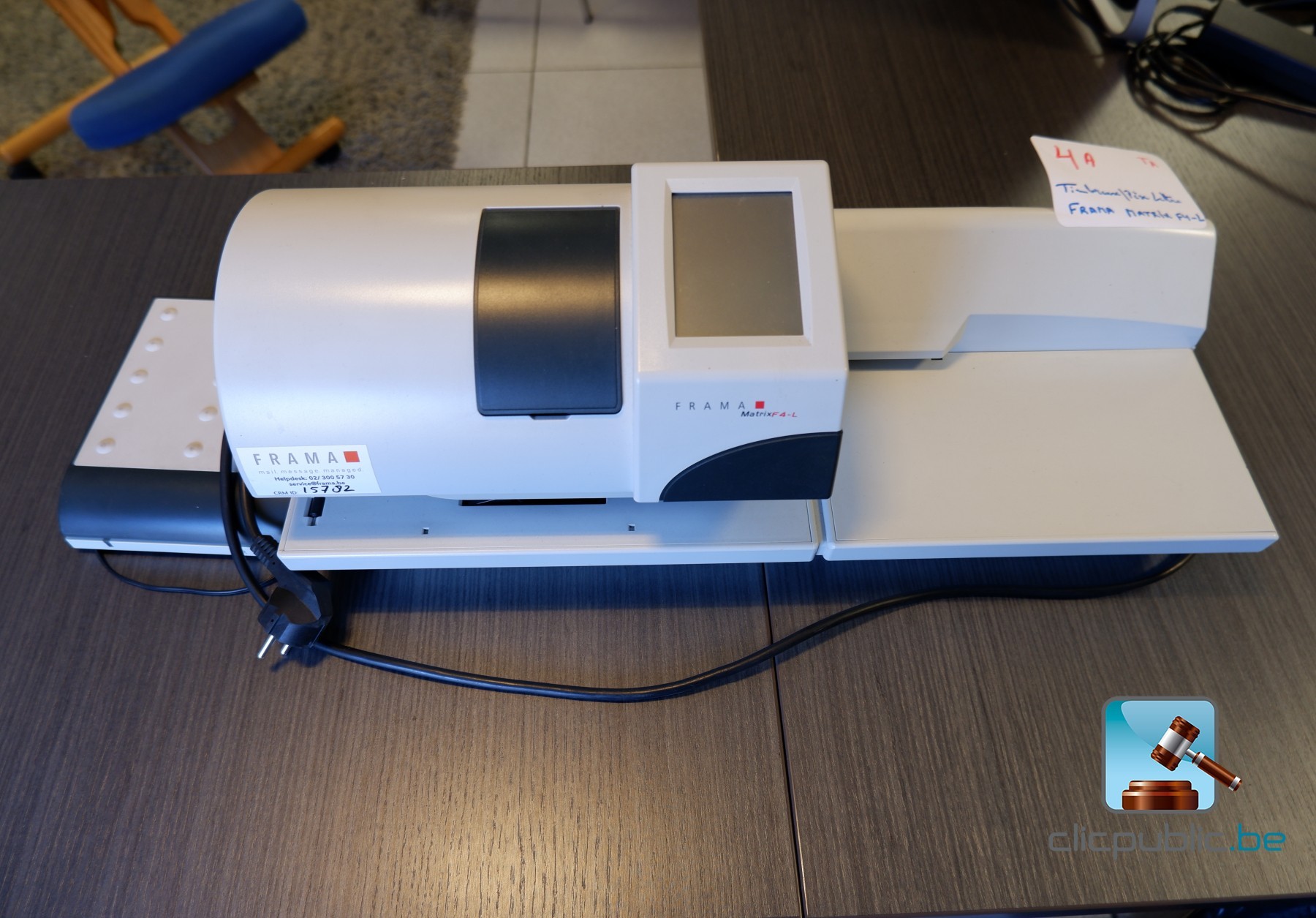 Timbreuse - Clicpublic.be, les ventes publiques en 1 clic.