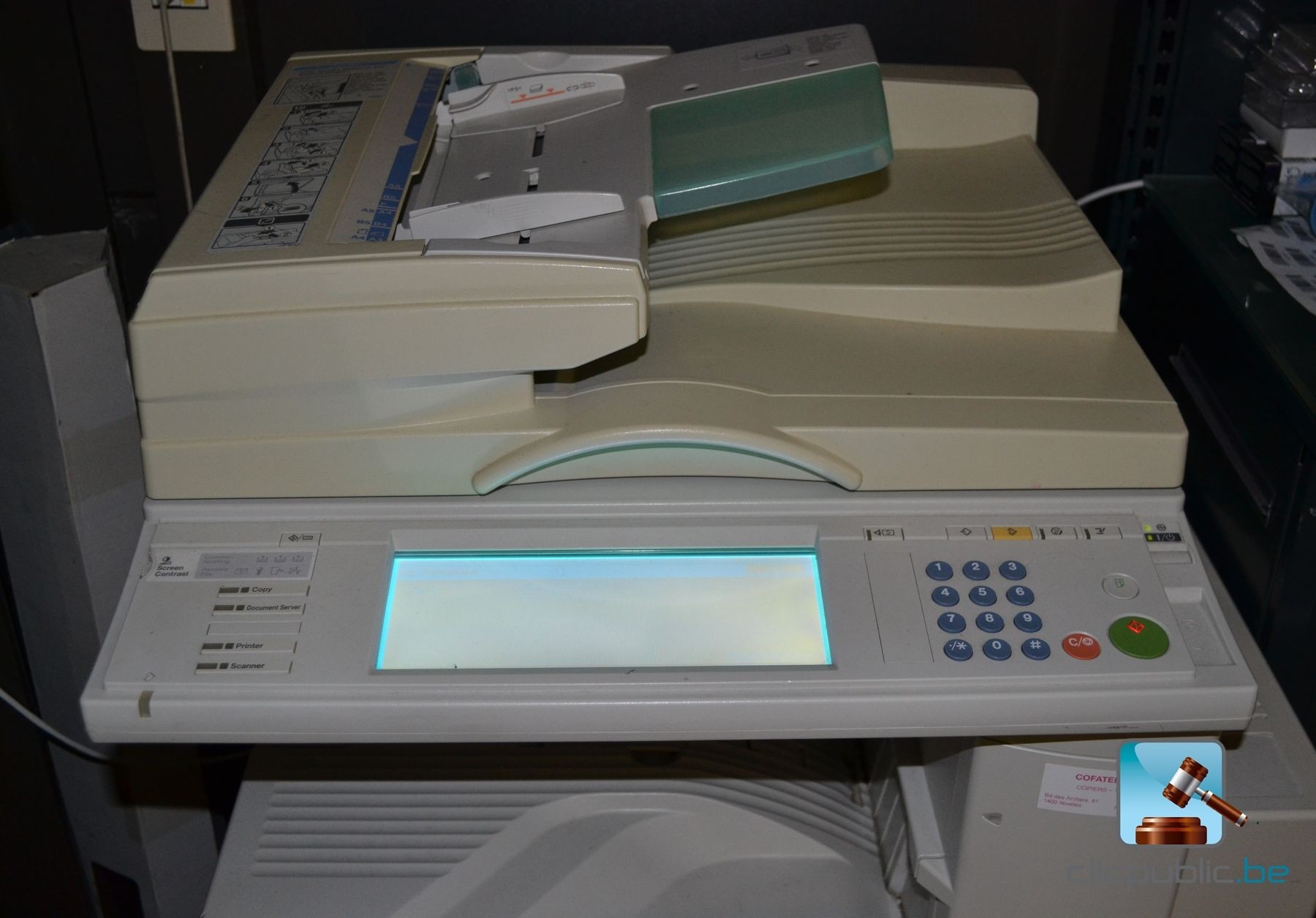 Copier NASHUATEC DSM622 Aficio - multifonction - Clicpublic.be, online ...