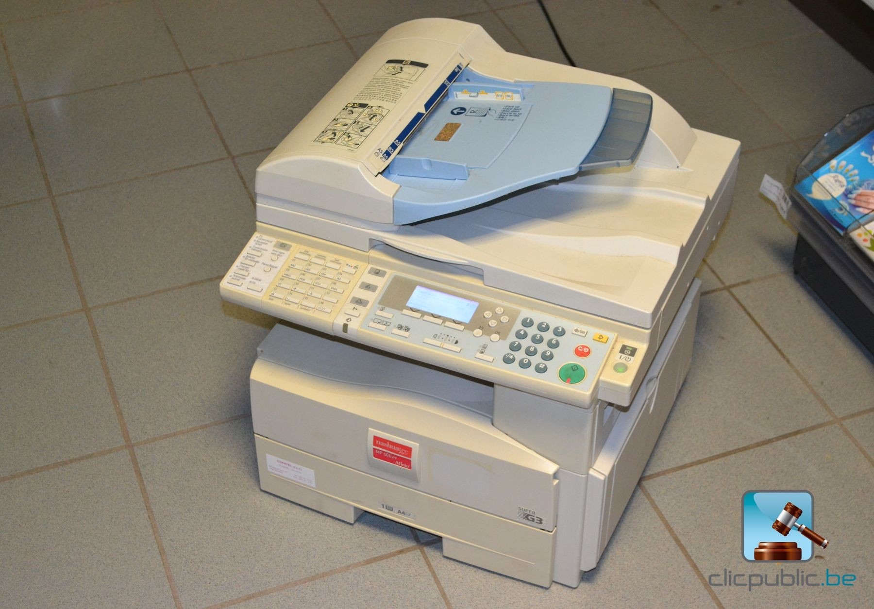 Copieur NASHUATEC MP161SPF Aficio - Clicpublic.be, les ventes publiques ...