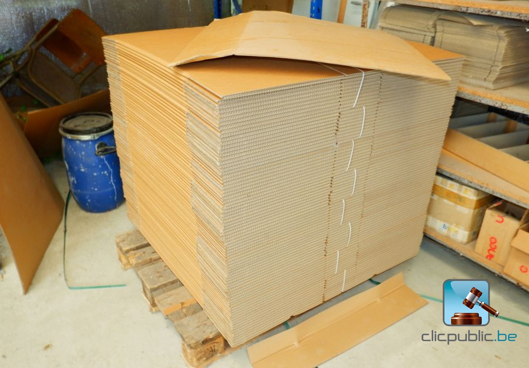 Lot de cartons - Clicpublic.be, les ventes publiques en 1 clic.